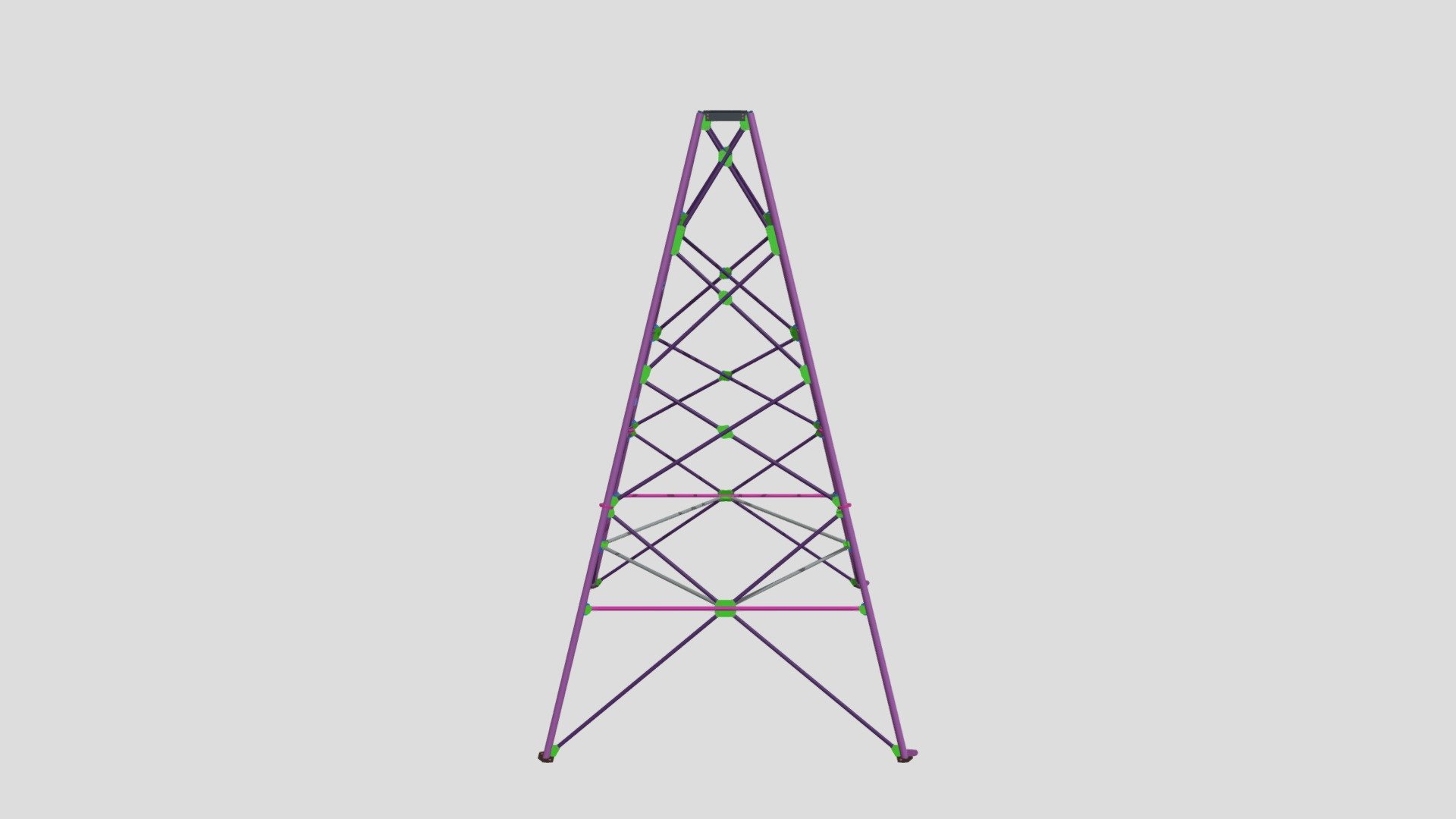 Tower Model - 3D model by 40ushek [b4cac4c] - Sketchfab