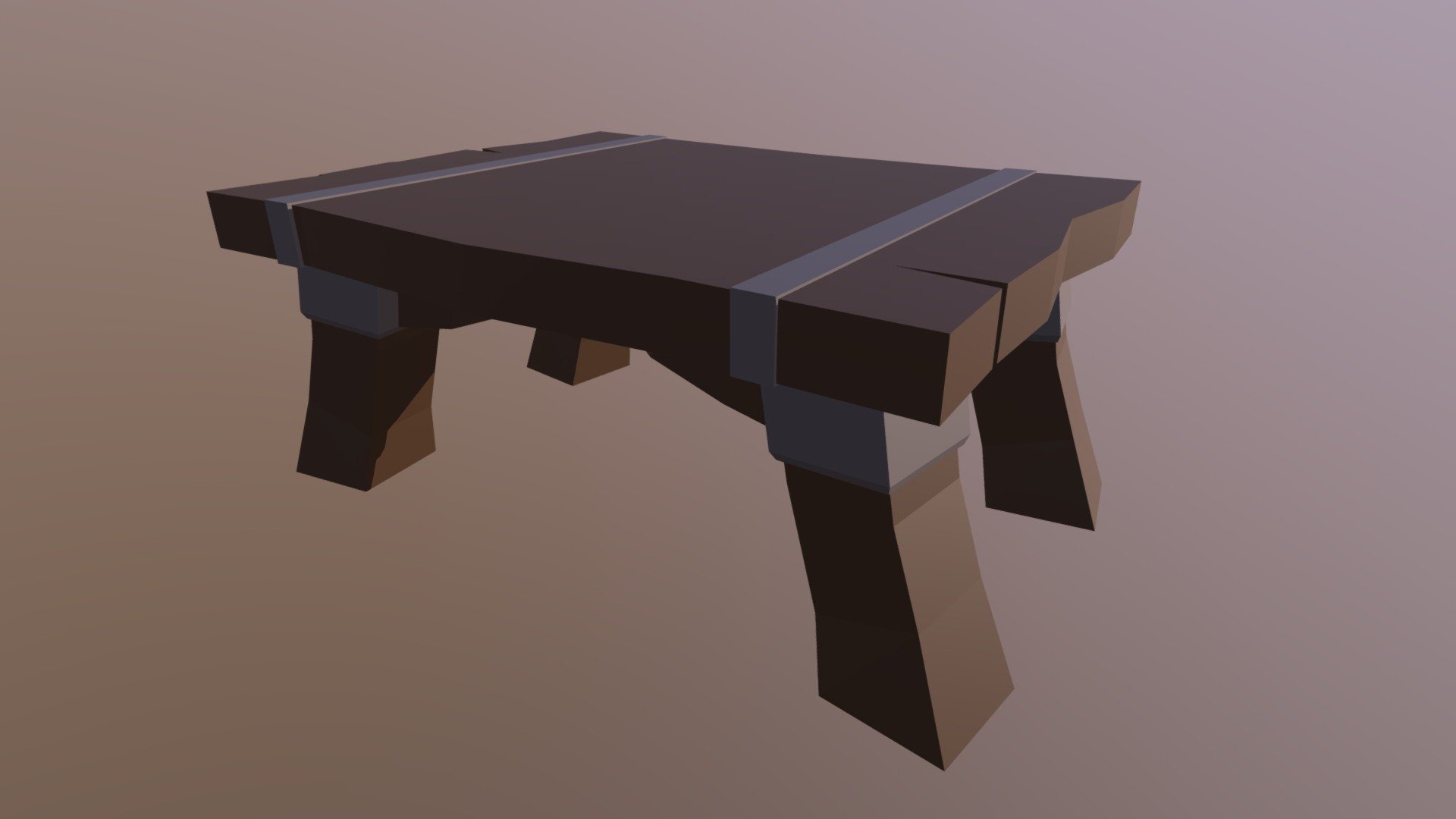 Wood Table - Download Free 3D model by Bryce Porter (@Bryceporter96 ...