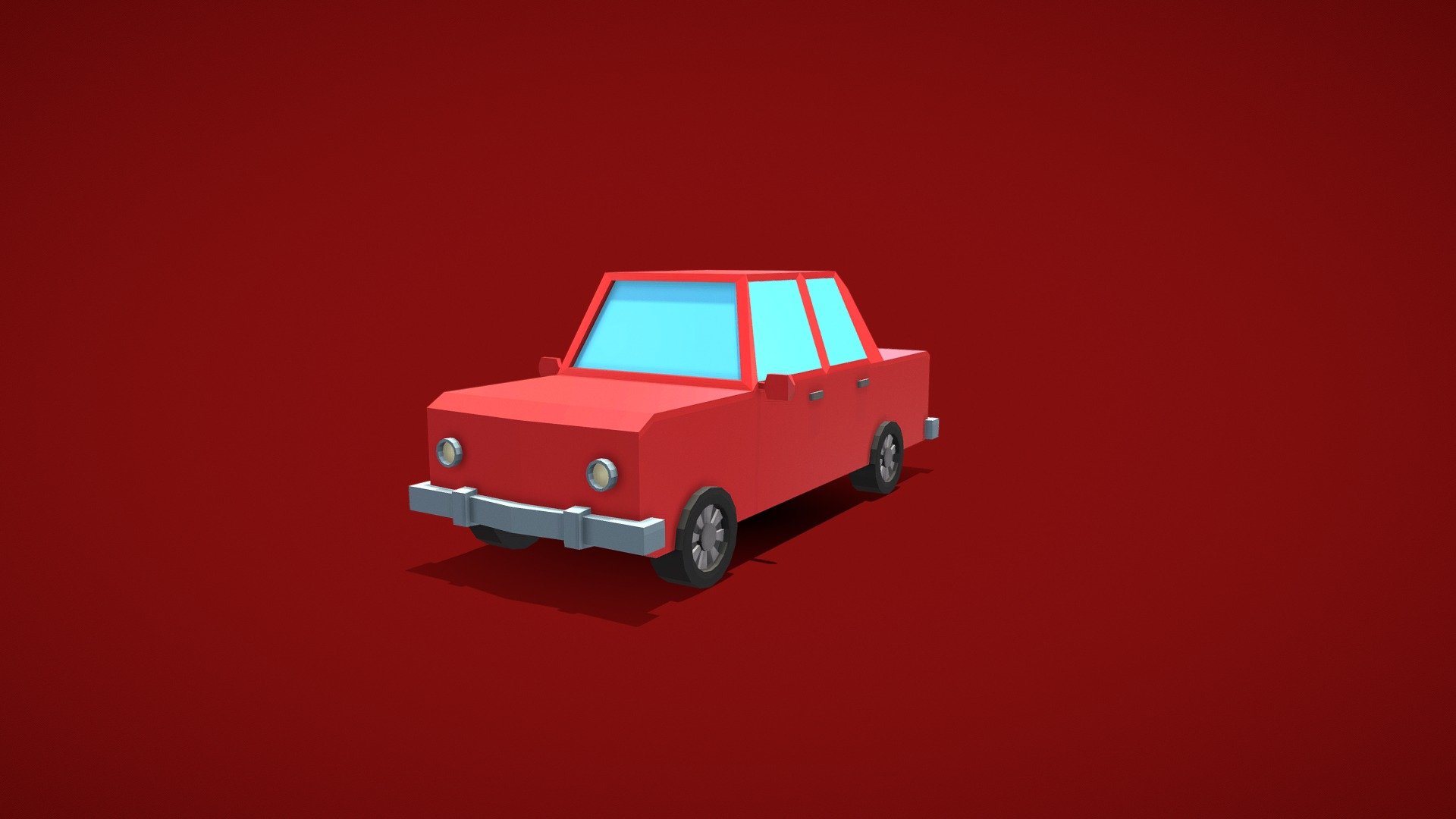 Low Poly Car - 3D model by seigerseigsta [b4cce7e] - Sketchfab