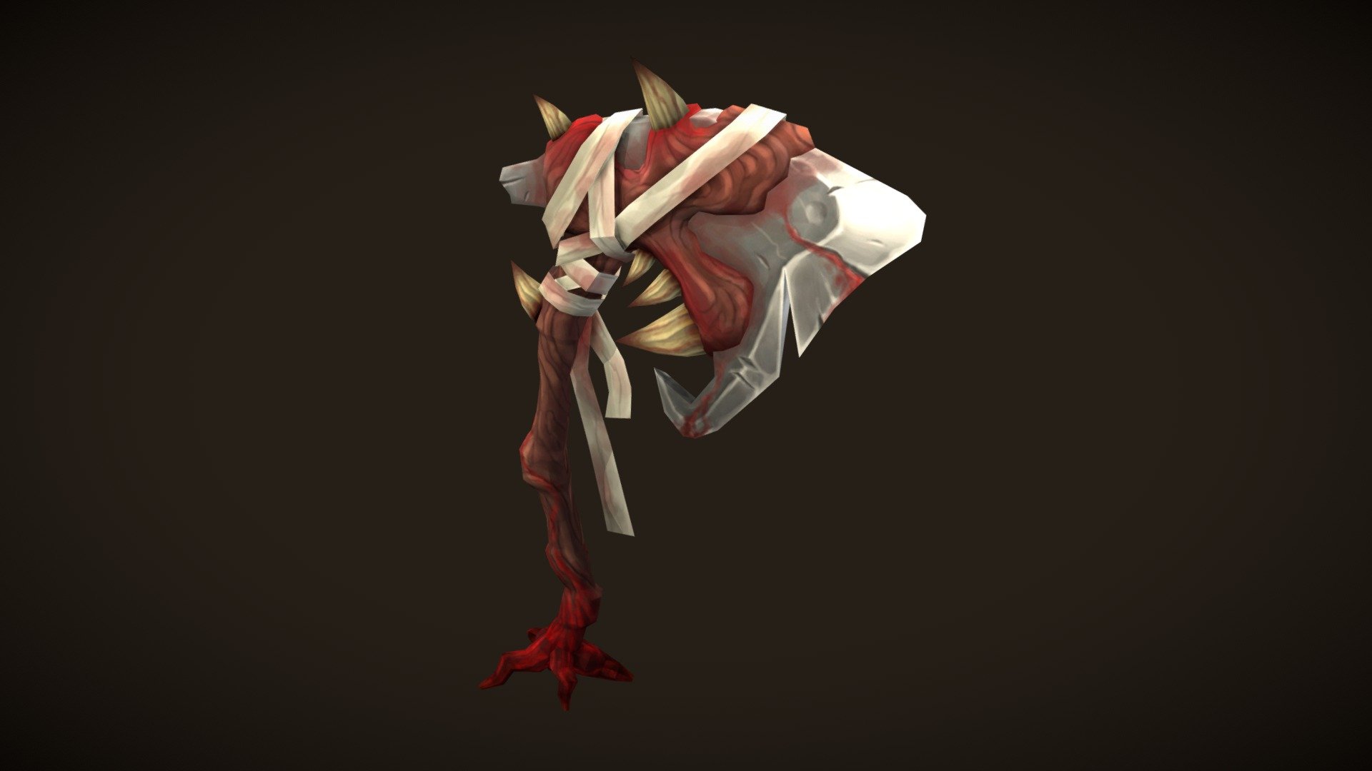 Blood Oath Axe - DAE Weaponcraft - 3D model by Louis Atta-Saow ...
