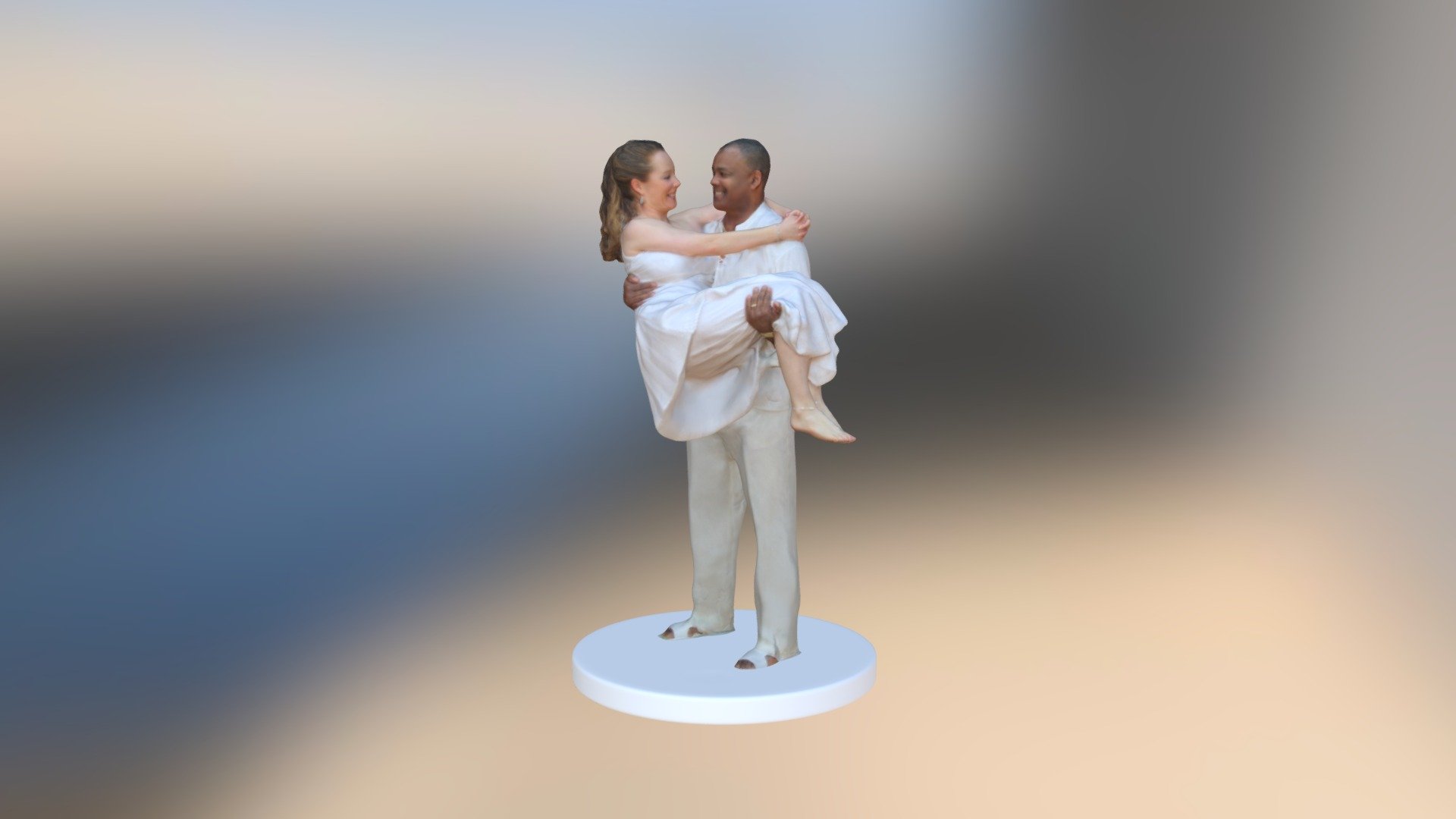 Wedding Cake Topper M & R - 3D model by PocketMe [b4d0b25] - Sketchfab