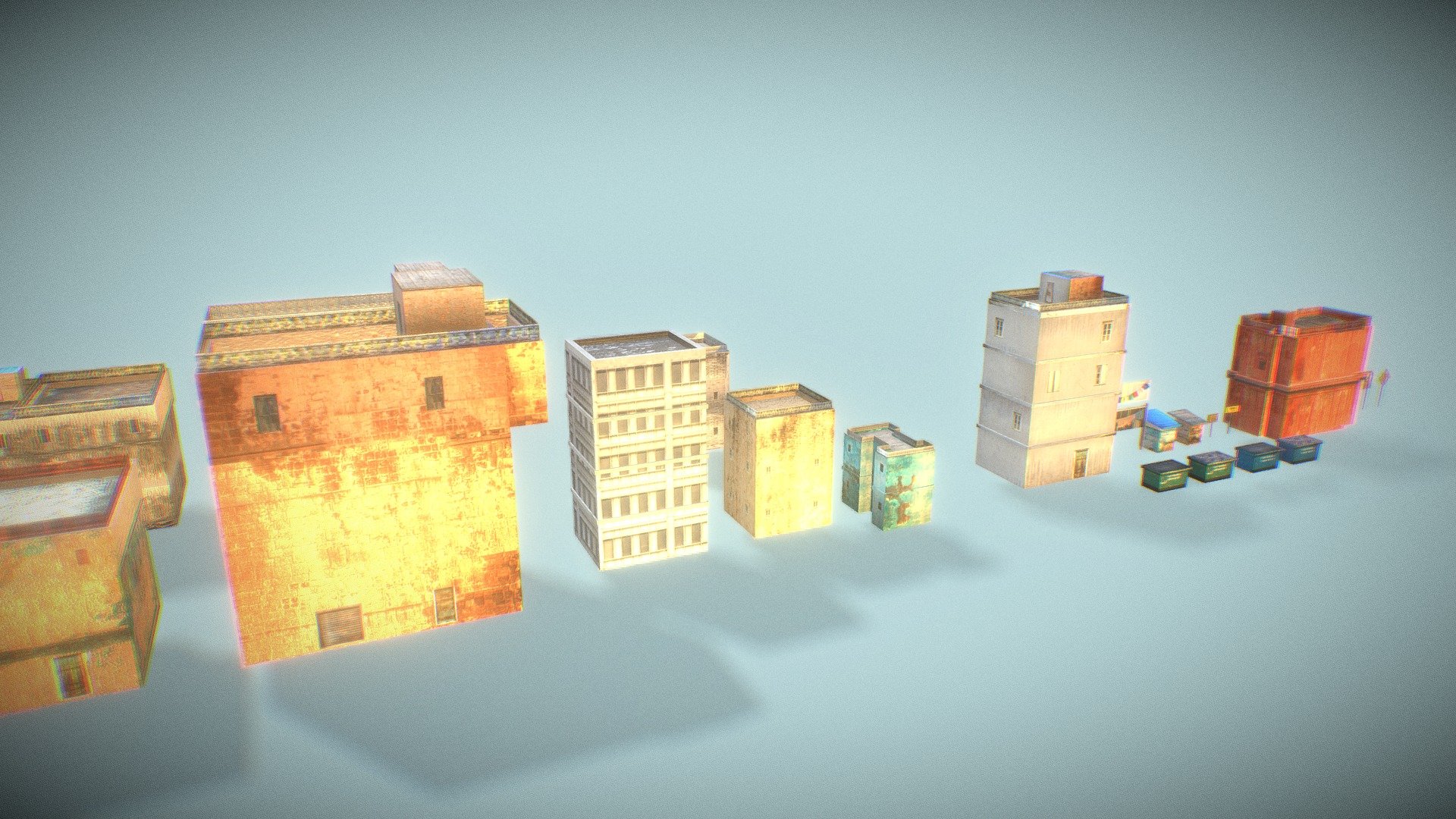 Urban City Environment - 3D model by GeoMaker3D (@sambhav200) [b4d2902 ...