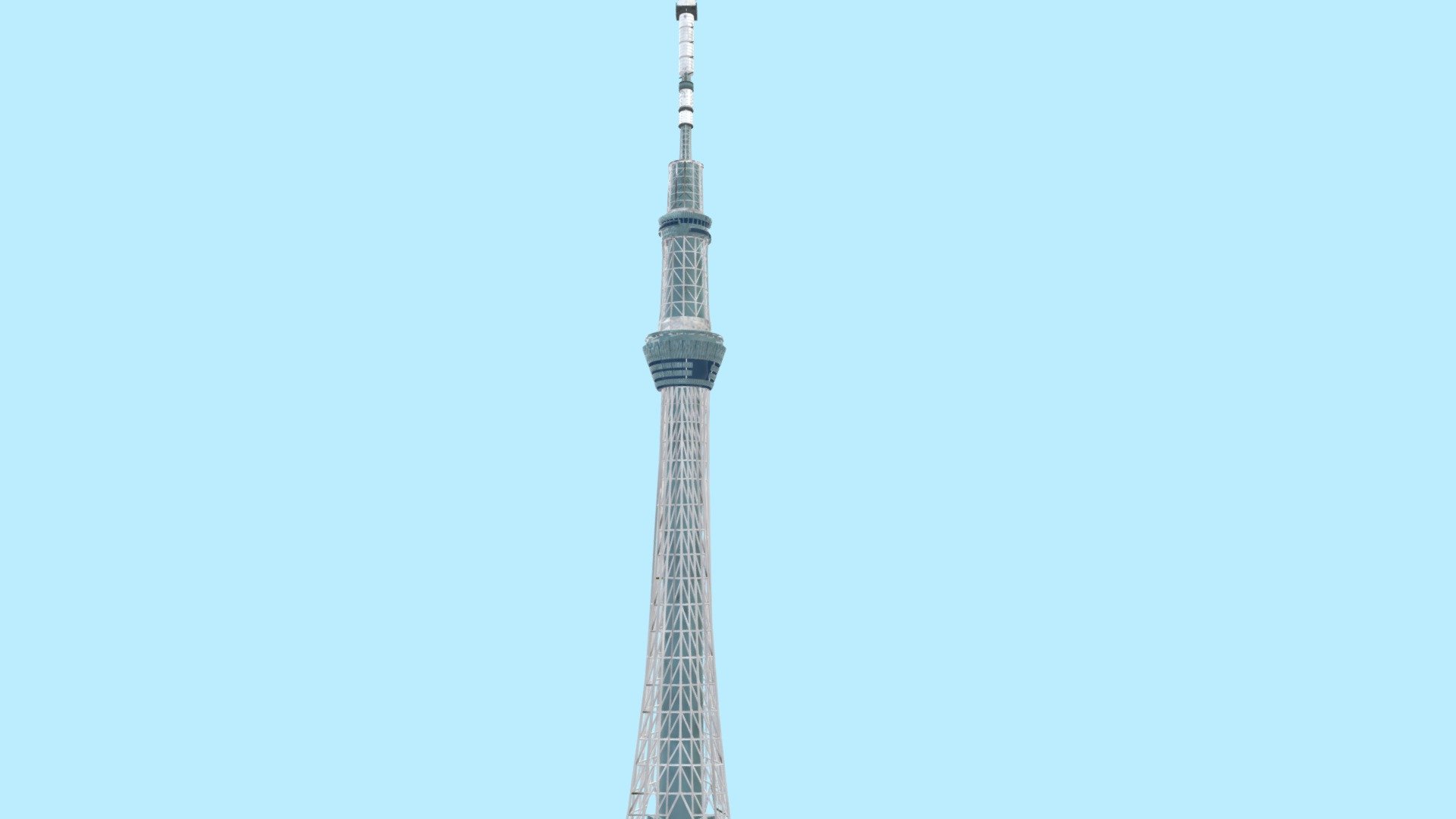 Tokyo Skytree, Japan - Download Free 3D model by Noah (@smiN5214 ...