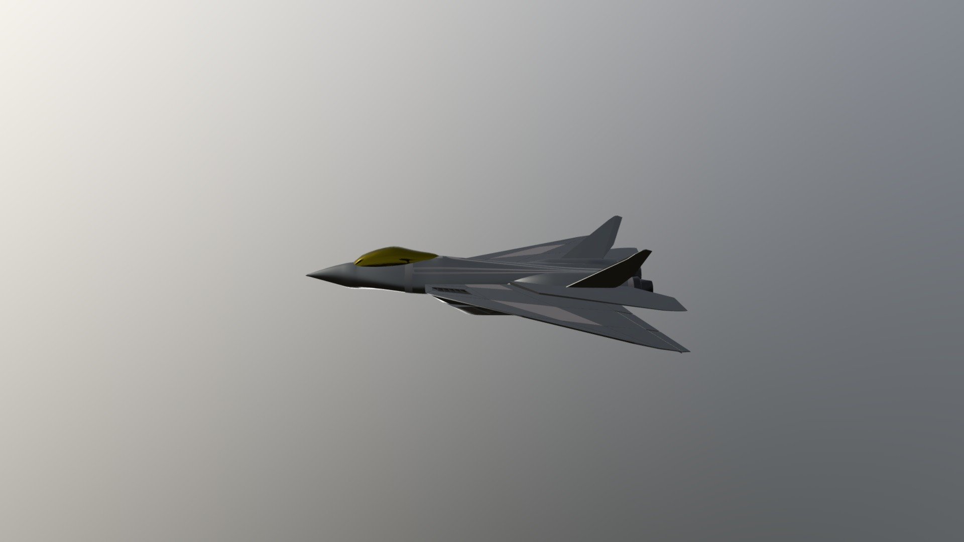 Q 01 Stealth Jet Fighter Design - 3D model by faxrisi [b4d4b36] - Sketchfab
