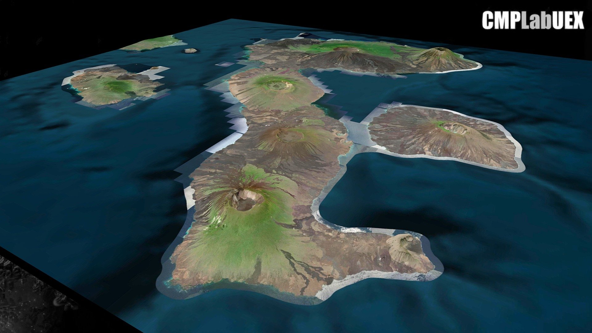 Islas Galápagos, Océano Pacífico, Ecuador - Download Free 3D model by ...