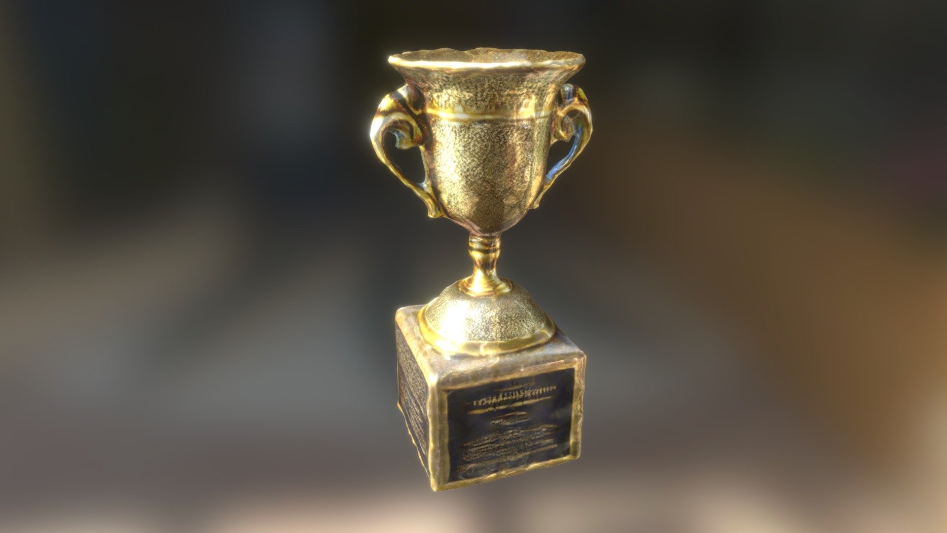 Gold Trophy - Download Free 3D model by urbanmasque [b4d505d] - Sketchfab