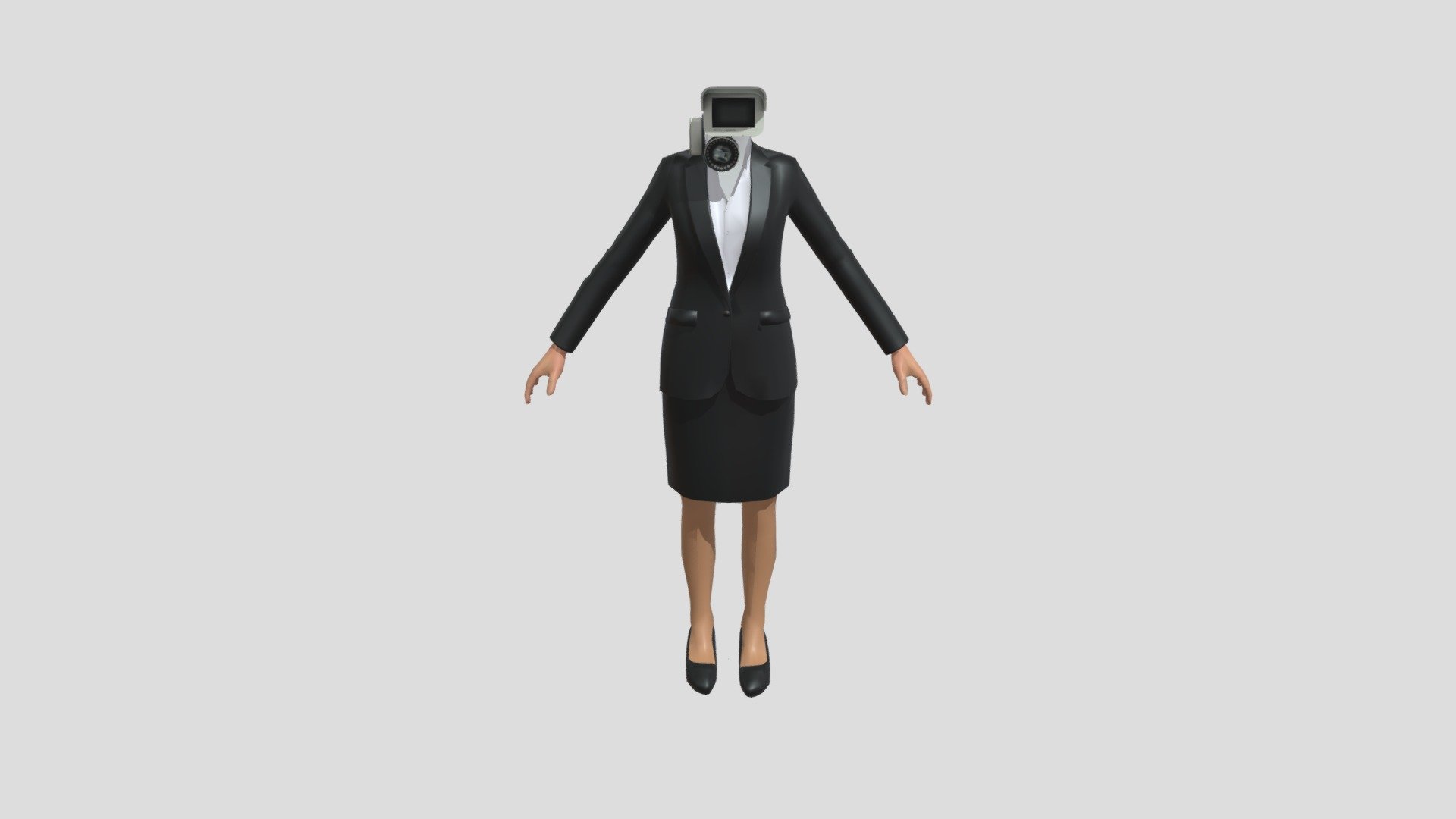 Camera Woman 1.0(textures in zip) - Download Free 3D model by ...