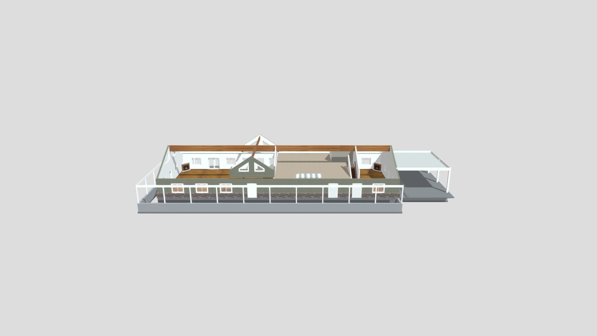 BLOOMER AREA VETS CENTER-Roof off 5-11-23 - 3D model by Virtual ...