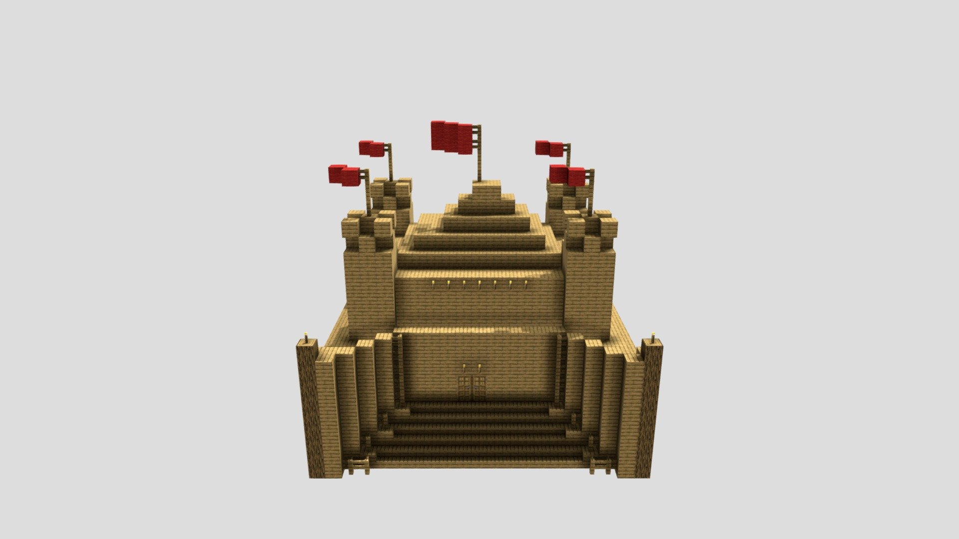 basic-castle - Download Free 3D model by madexc [b4d9733] - Sketchfab