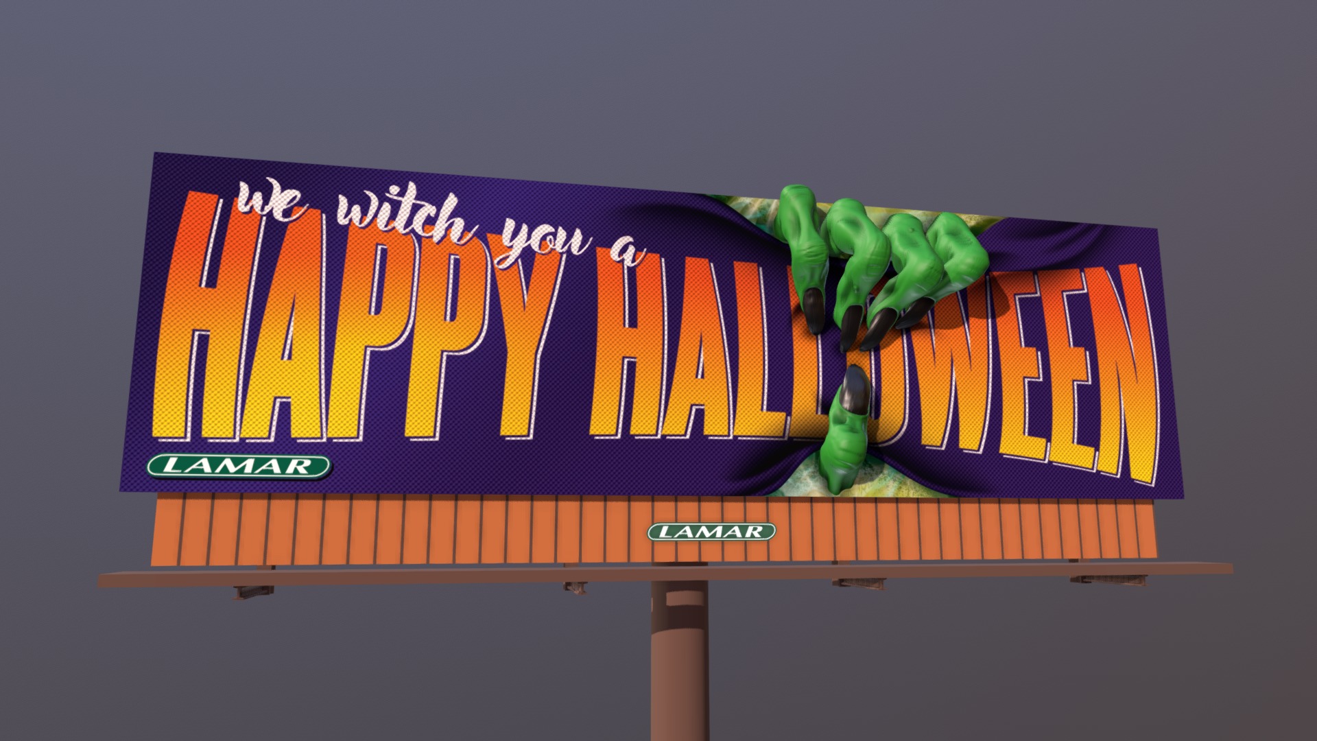 Happy Halloween - 3D model by Lamar3D [b4db439] - Sketchfab
