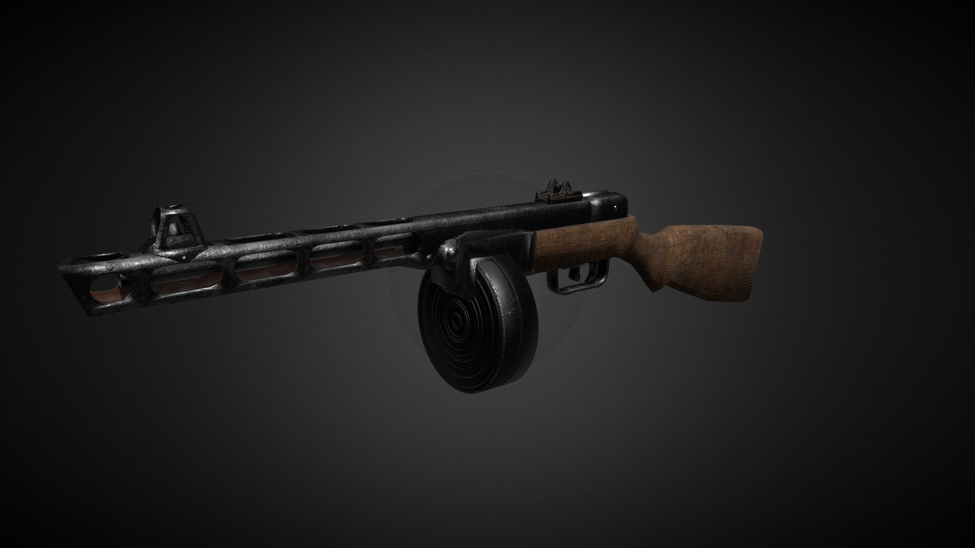 PPSH - Download Free 3D model by GoldGryphon [b4dc499] - Sketchfab