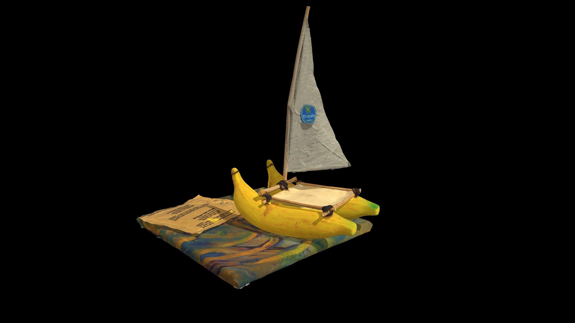 Banana Boat - Download Free 3D model by MDPLS Digital Collections ...
