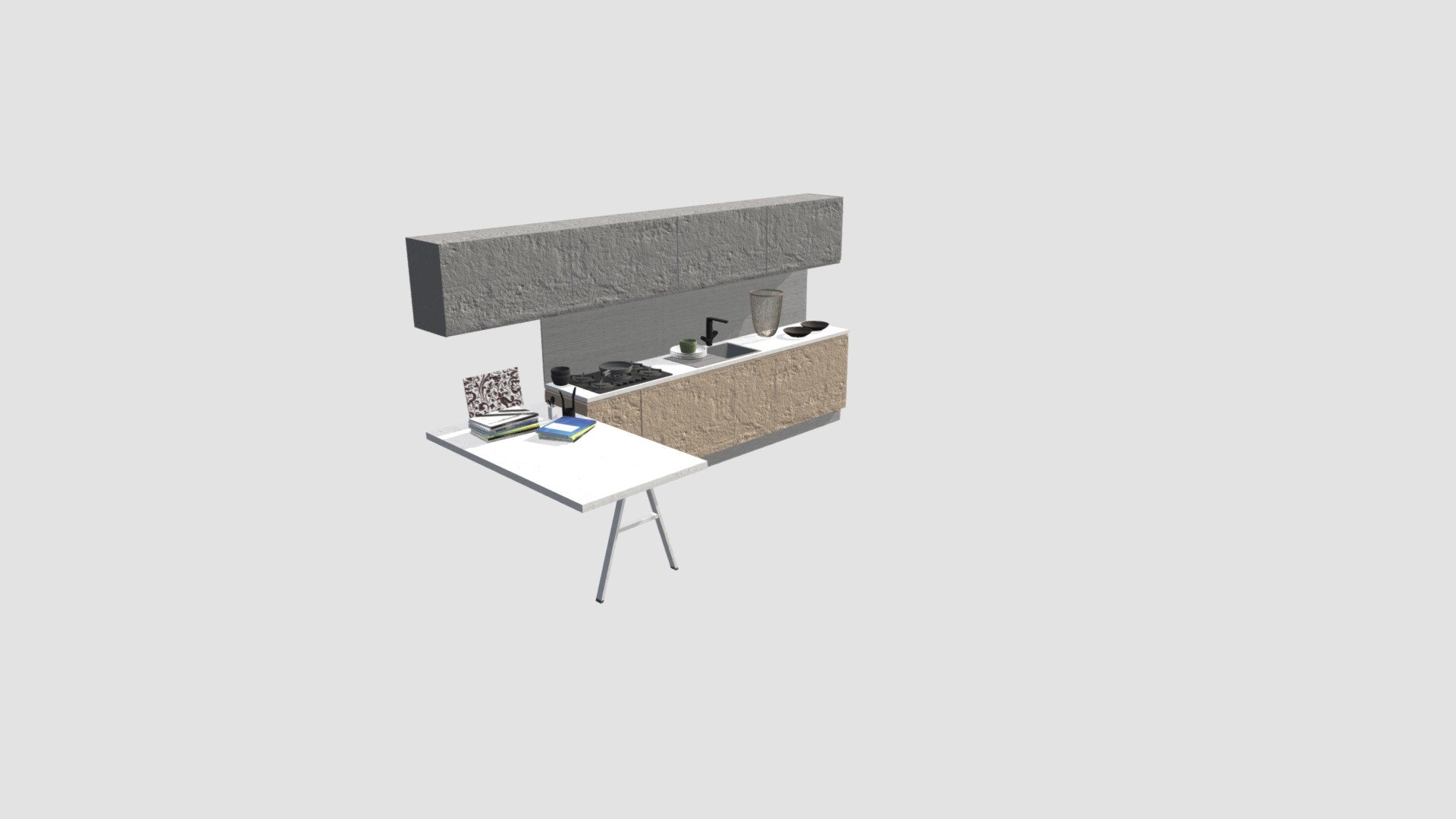 kitchen - Buy Royalty Free 3D model by Evermotion [b4ddd67] - Sketchfab ...