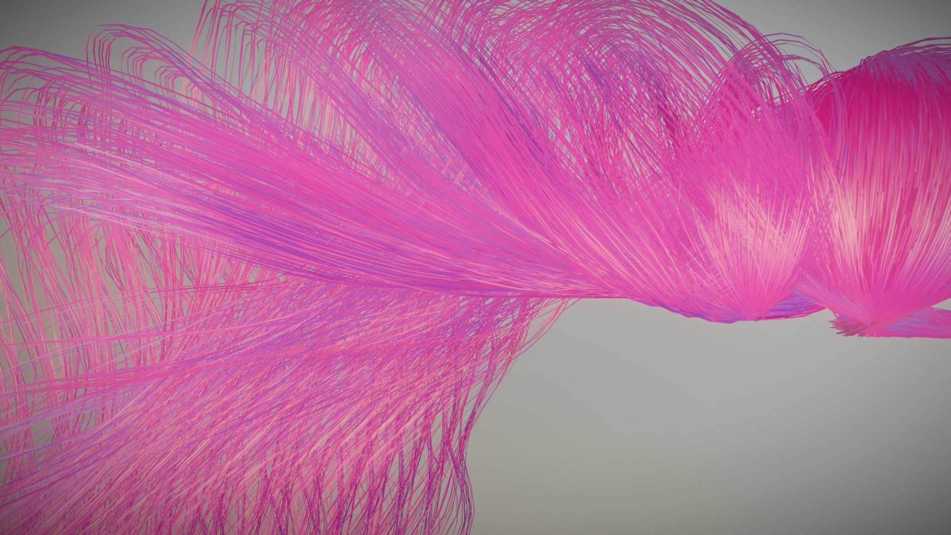 3D Hair strands 3Ds Max Tyflo Export Demo - 3D model by bernadette ...