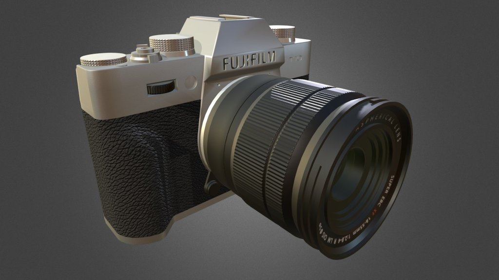 Fuji x-t10 - 3D model by devredesign [b4de870] - Sketchfab