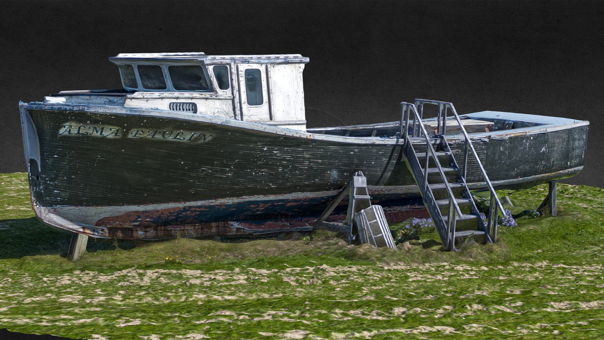 Alma Paulin Fishing Boat Photogrammetry - Download Free 3D model by Air ...