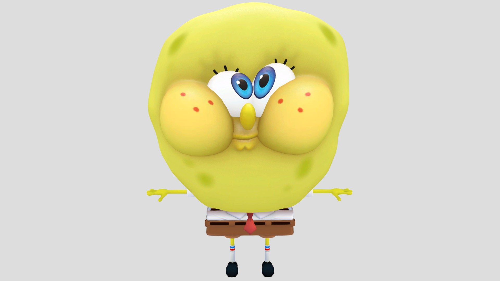 NASB 2 - Spongebob puffed3 - Download Free 3D model by SMF Features ...