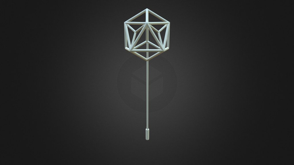 Lapel Pin 2 - 3D model by MakeWhale [b4e12e0] - Sketchfab