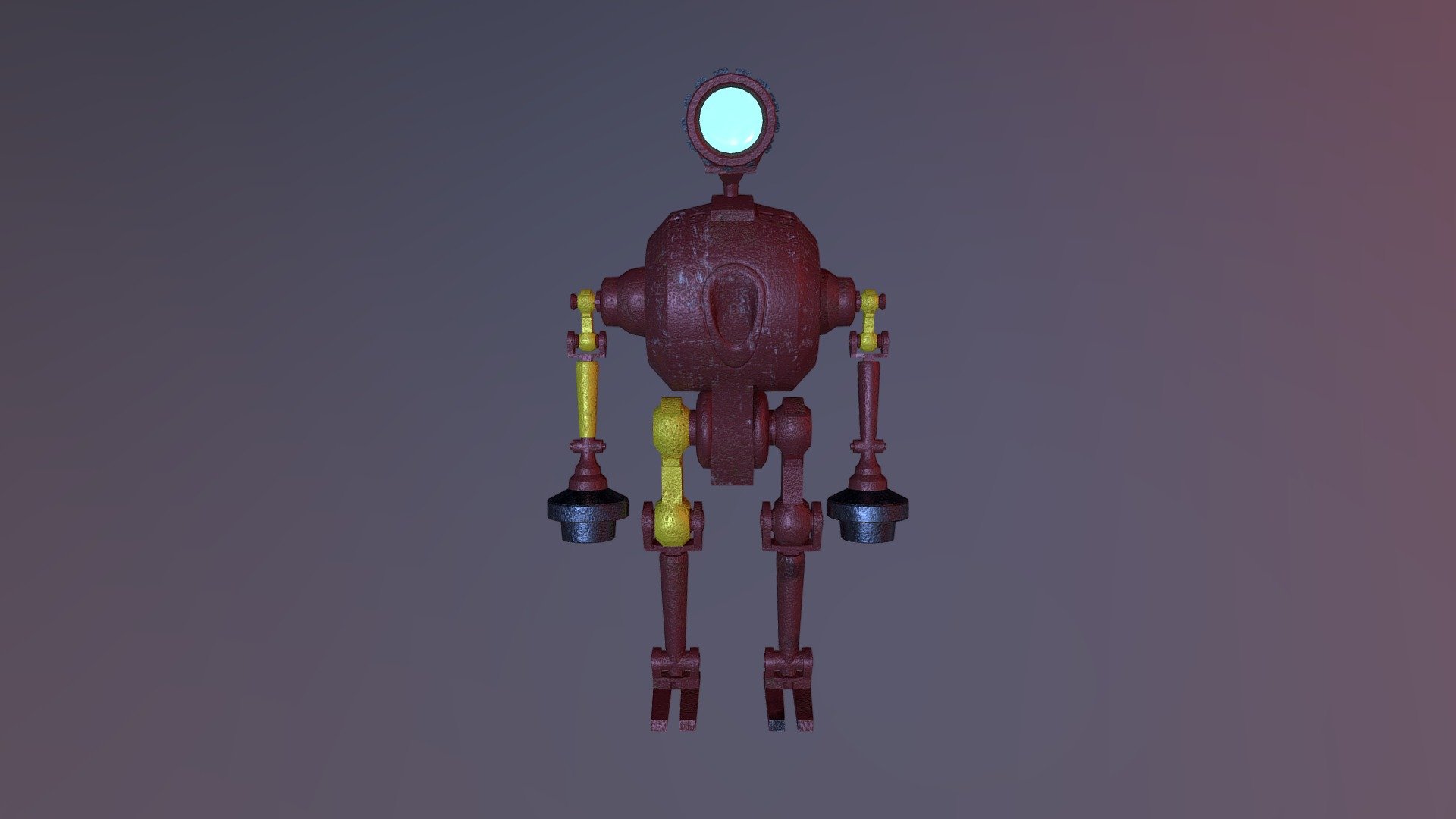 Magnet Robot - 3D model by b33vor [b4e2187] - Sketchfab