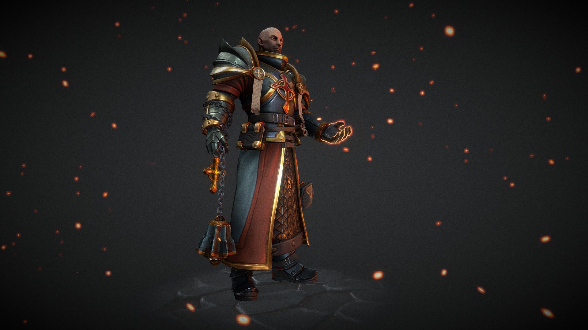 WarPriest Game Model - 3D model by htbuffalo [b4e4d67] - Sketchfab