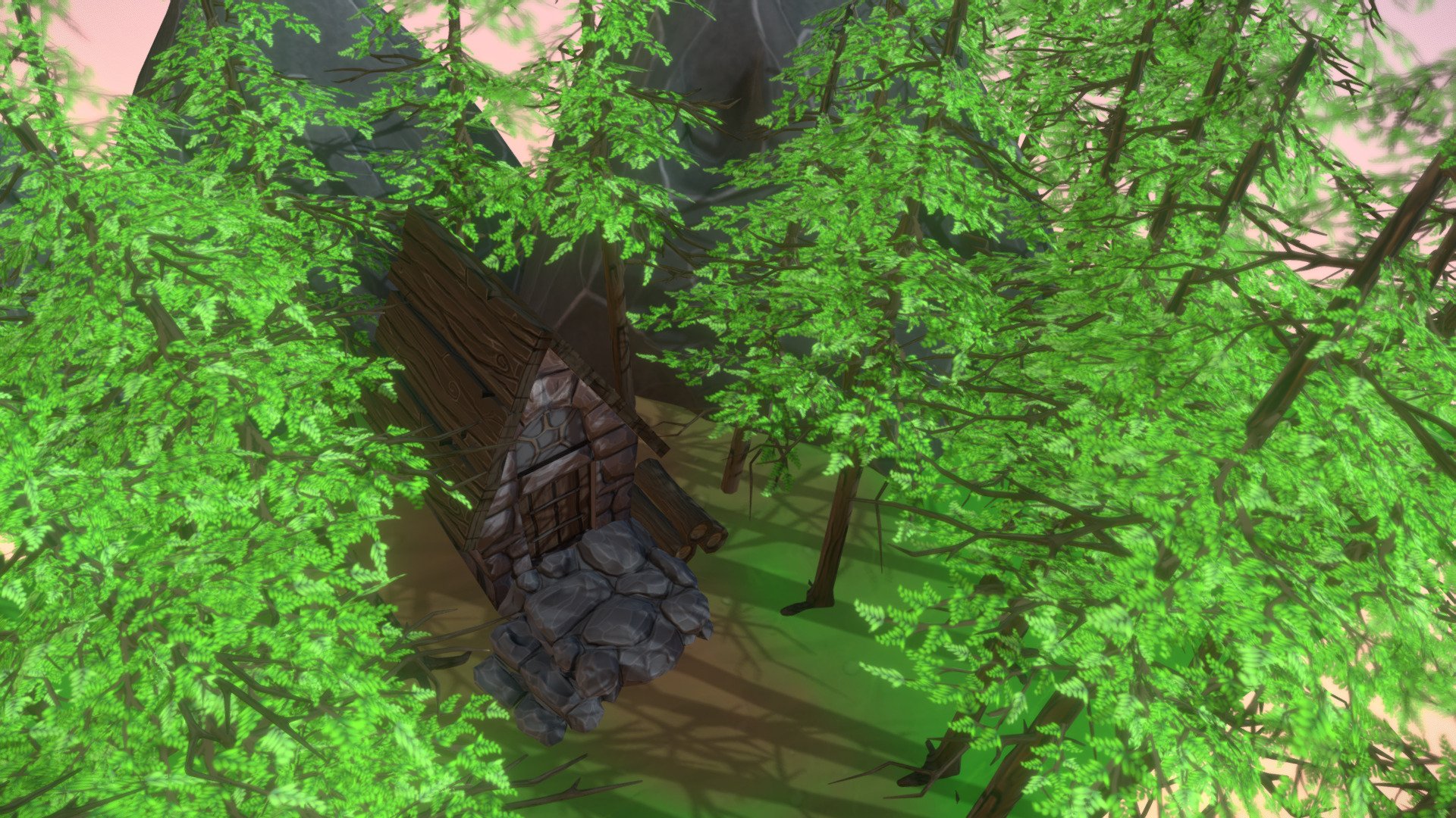 "Lumberjack House" - 3D model by Marcelo Alves (@Cettryc) [b4e596d ...