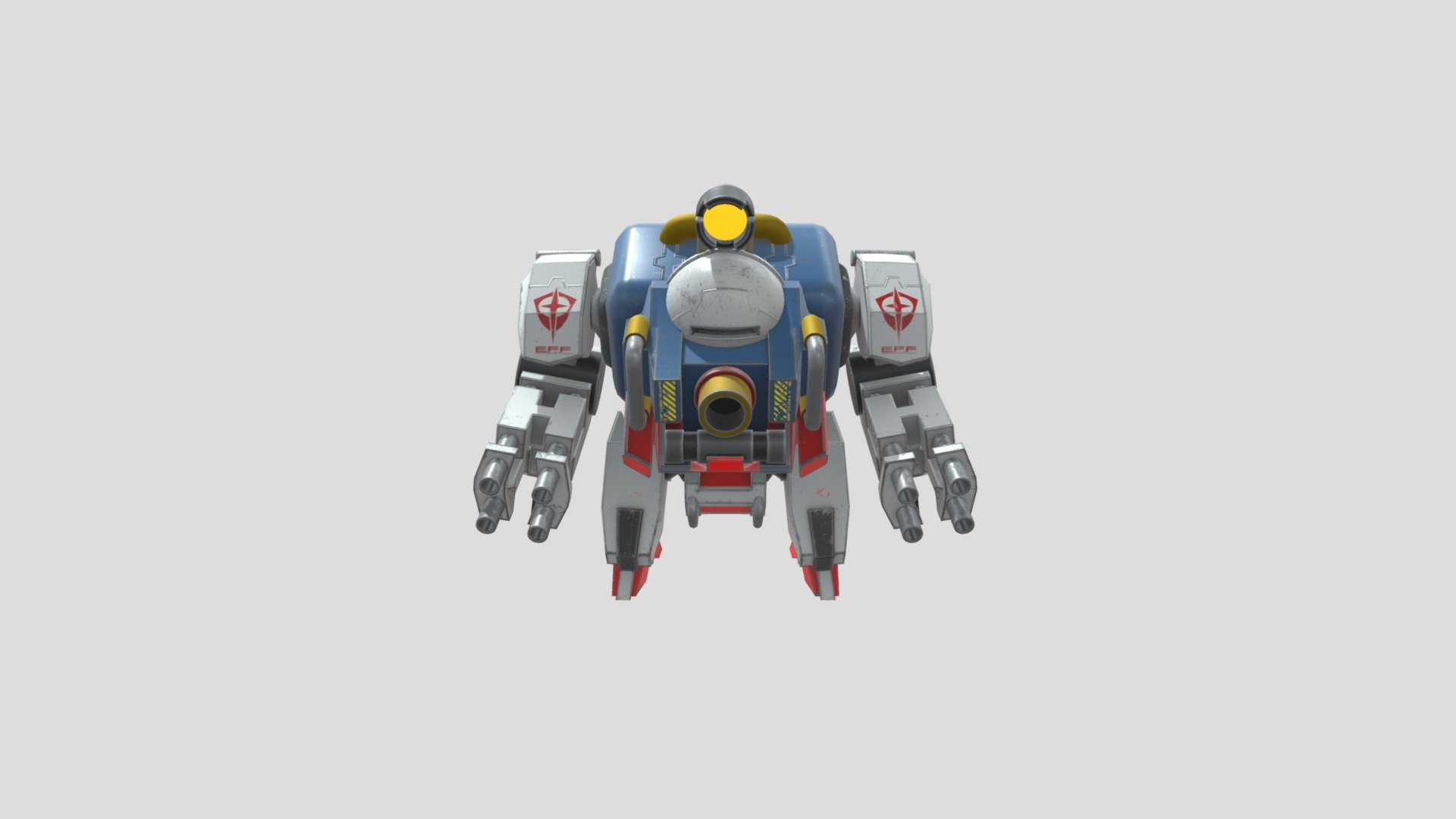 MetalSlug_Gunner - 3D model by Michael Ramolete (@michaelramolete ...