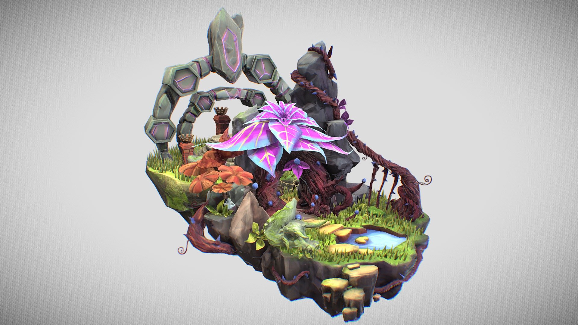 Island - 3D model by Mango19042 [b4e6e13] - Sketchfab