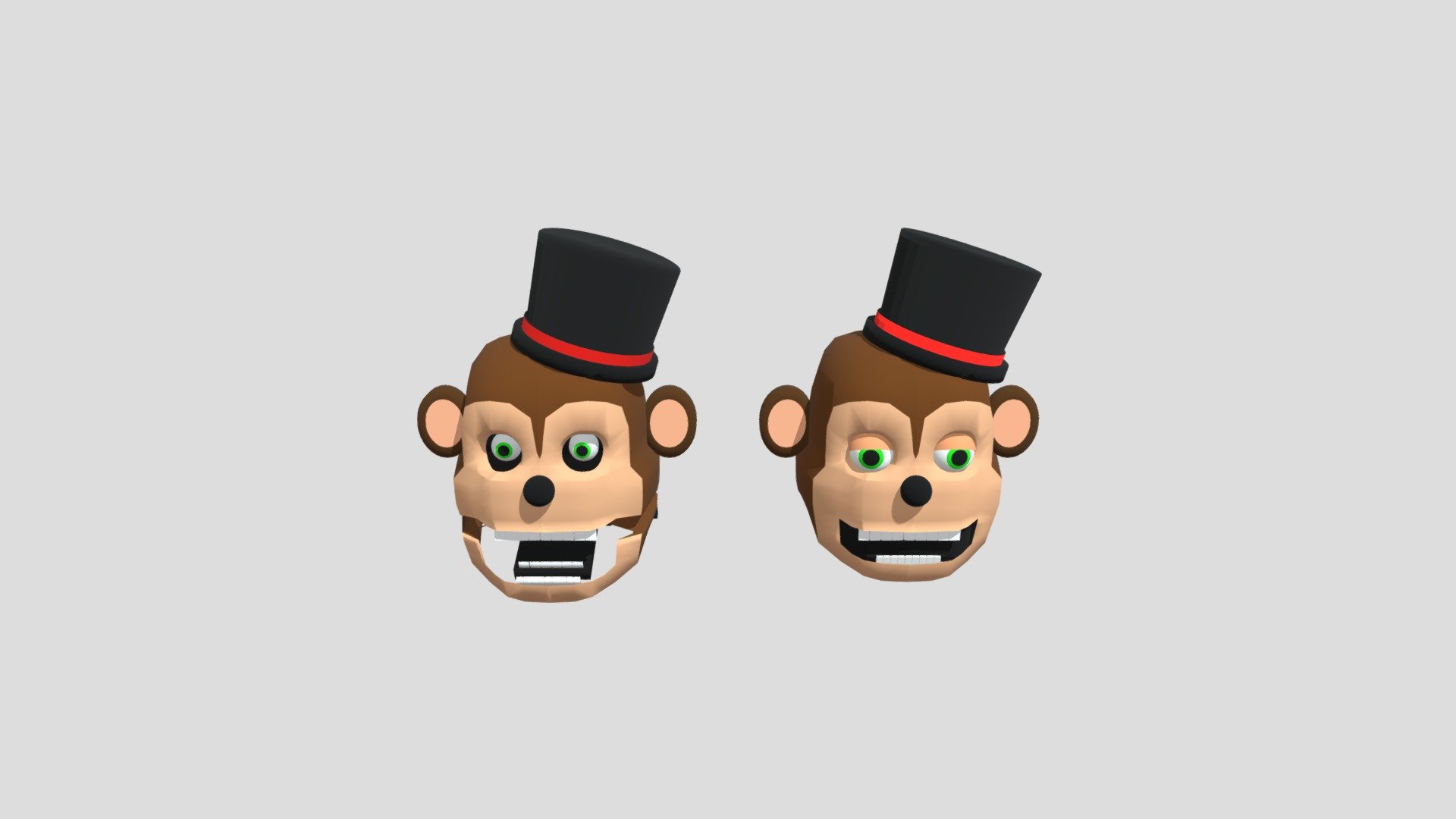 Bongo the Monkey - Hat and animatronic - Download Free 3D model by ...