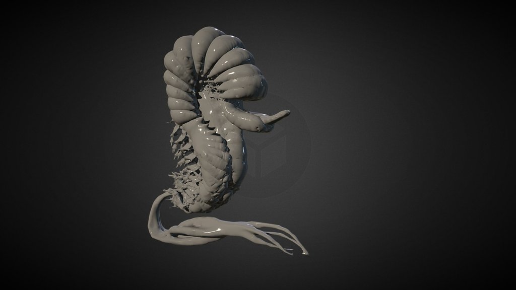 Creature 02 - 3D model by Arseniy Korablev (@arsdraw) [b4e89c7] - Sketchfab