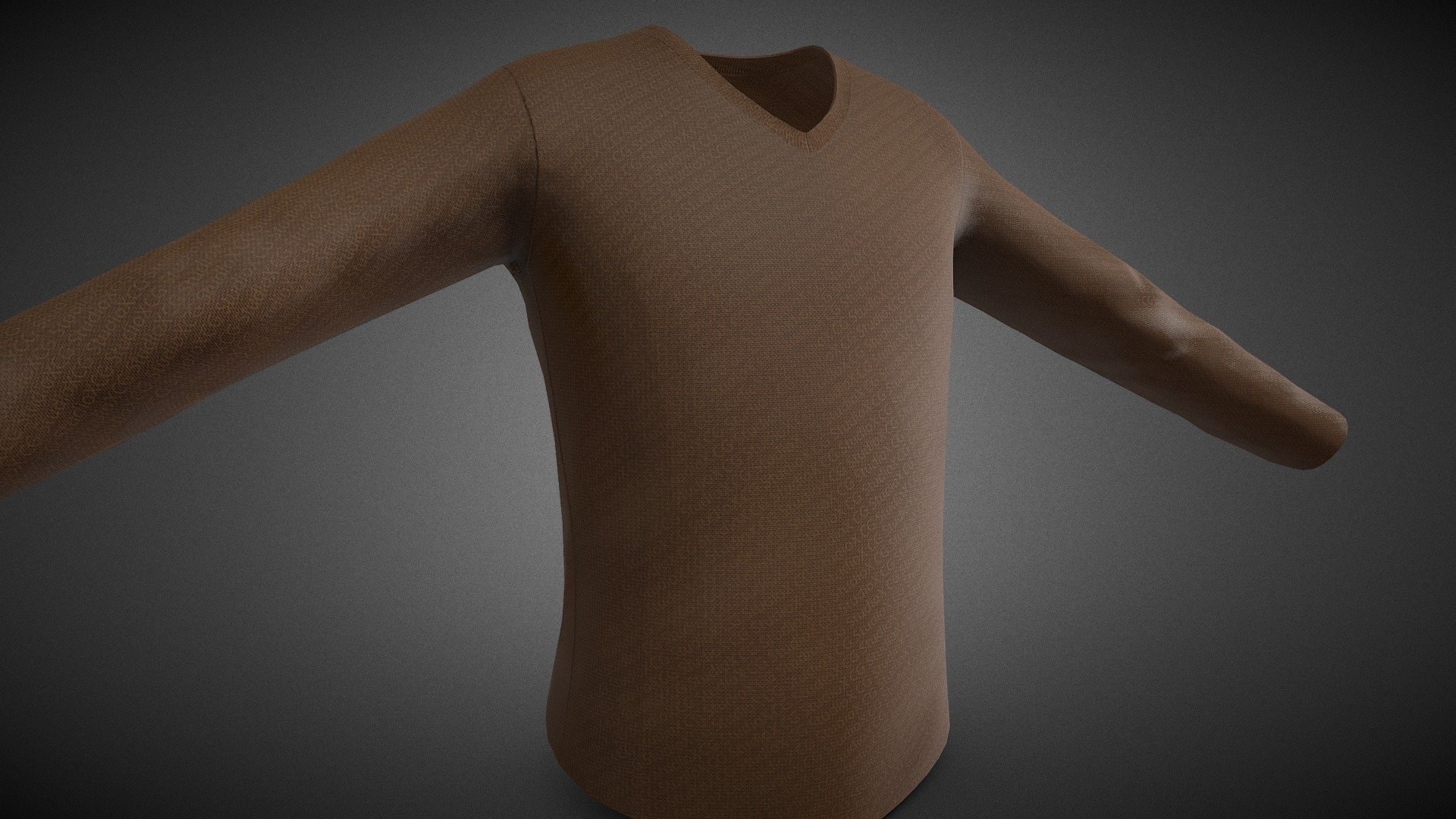 Brown Sweater Style 1 - Buy Royalty Free 3D model by CG StudioX (@CG ...