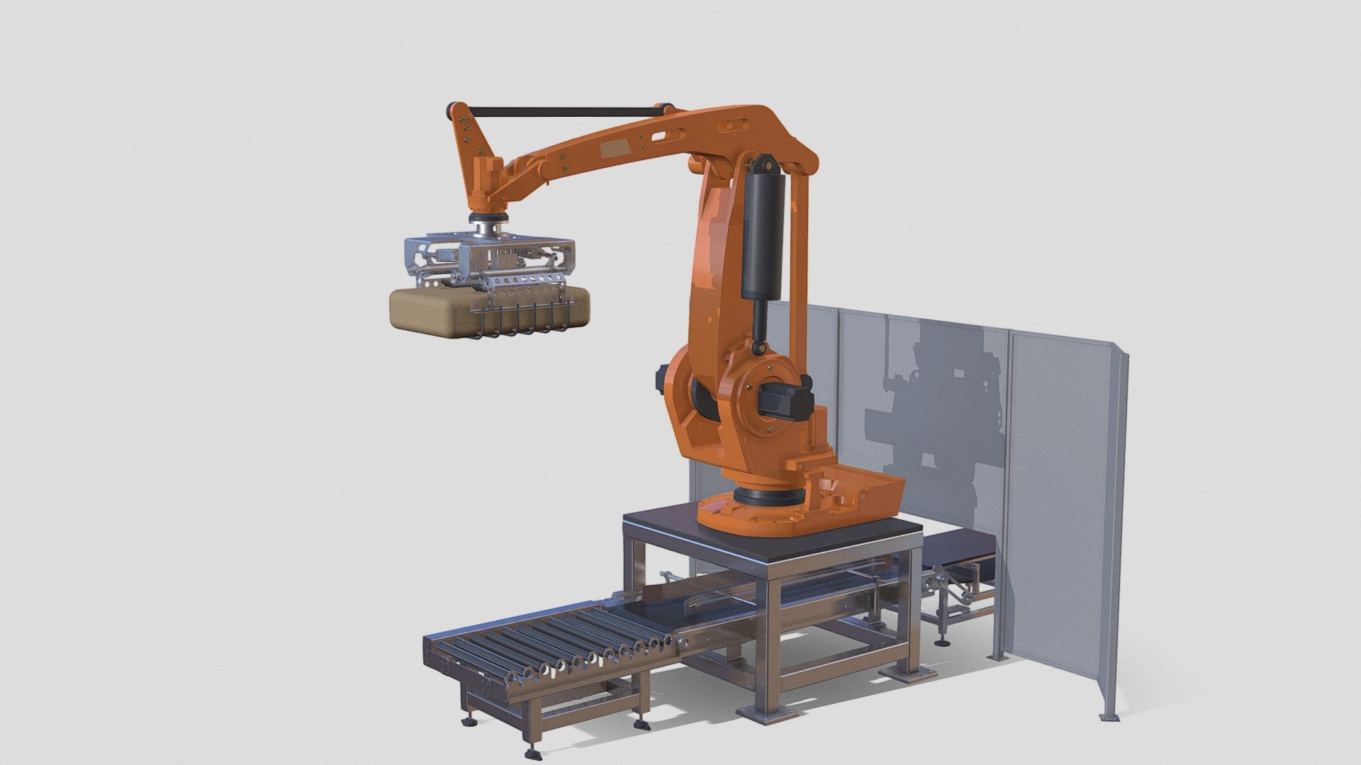1_팔레타이징로봇 - 3D model by illunex [b4e9e47] - Sketchfab