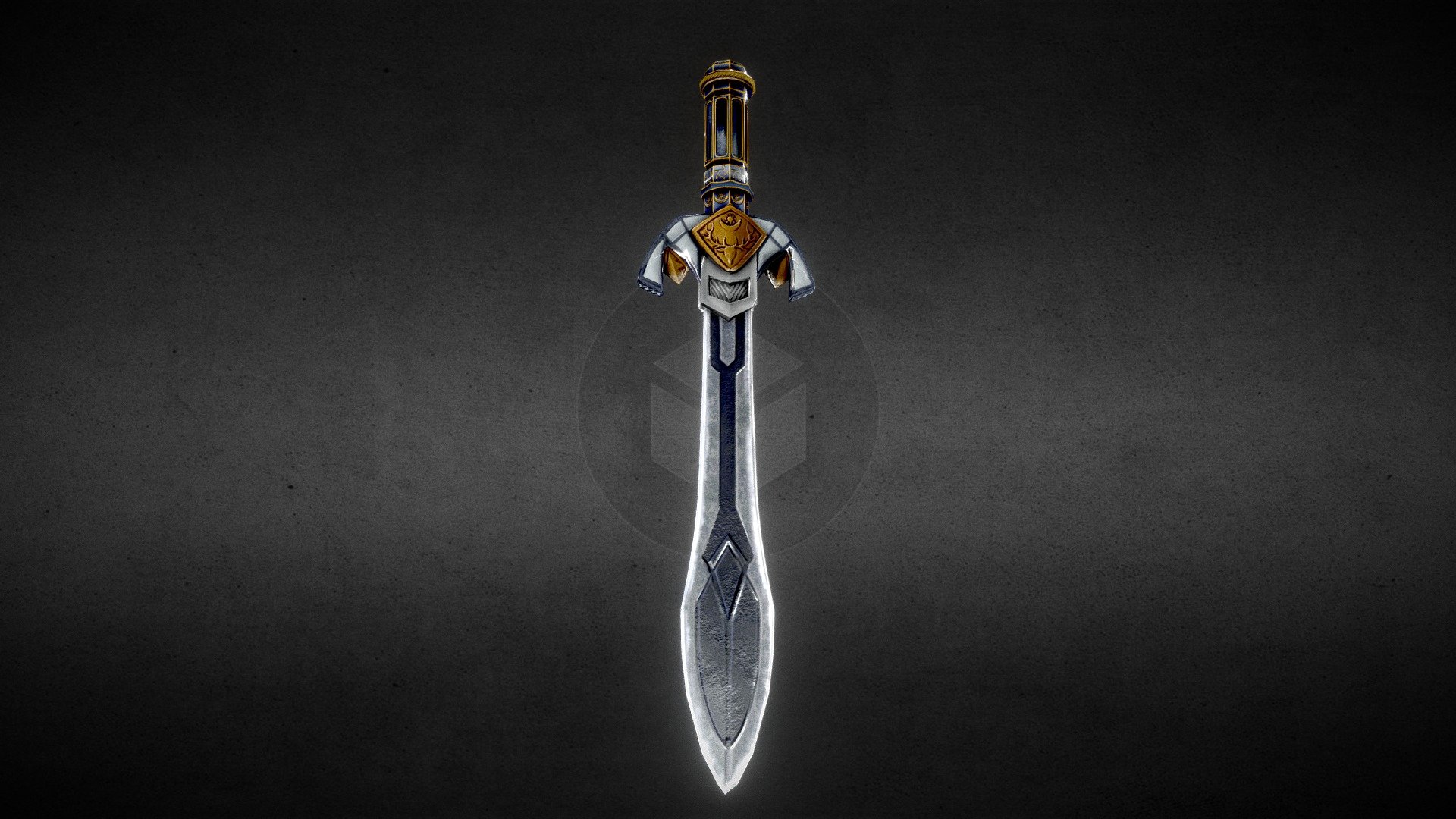 Medieval Sword_4 - 3D model by 300Mind [b4ead42] - Sketchfab