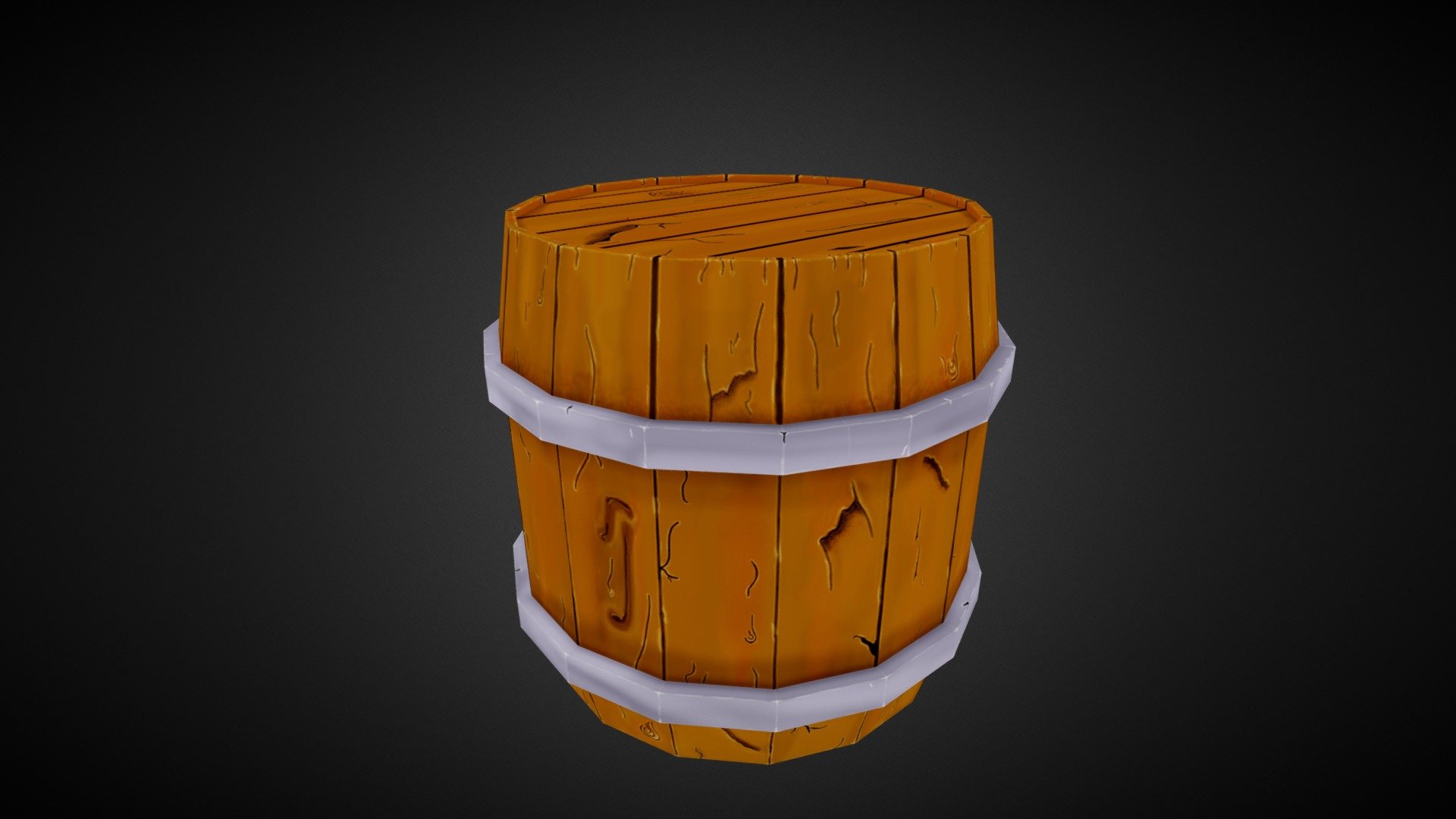 3D Barrel - 3D model by JaggedO [b4eb551] - Sketchfab