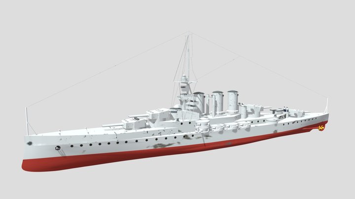 Hms_tiger_1913 3D models - Sketchfab