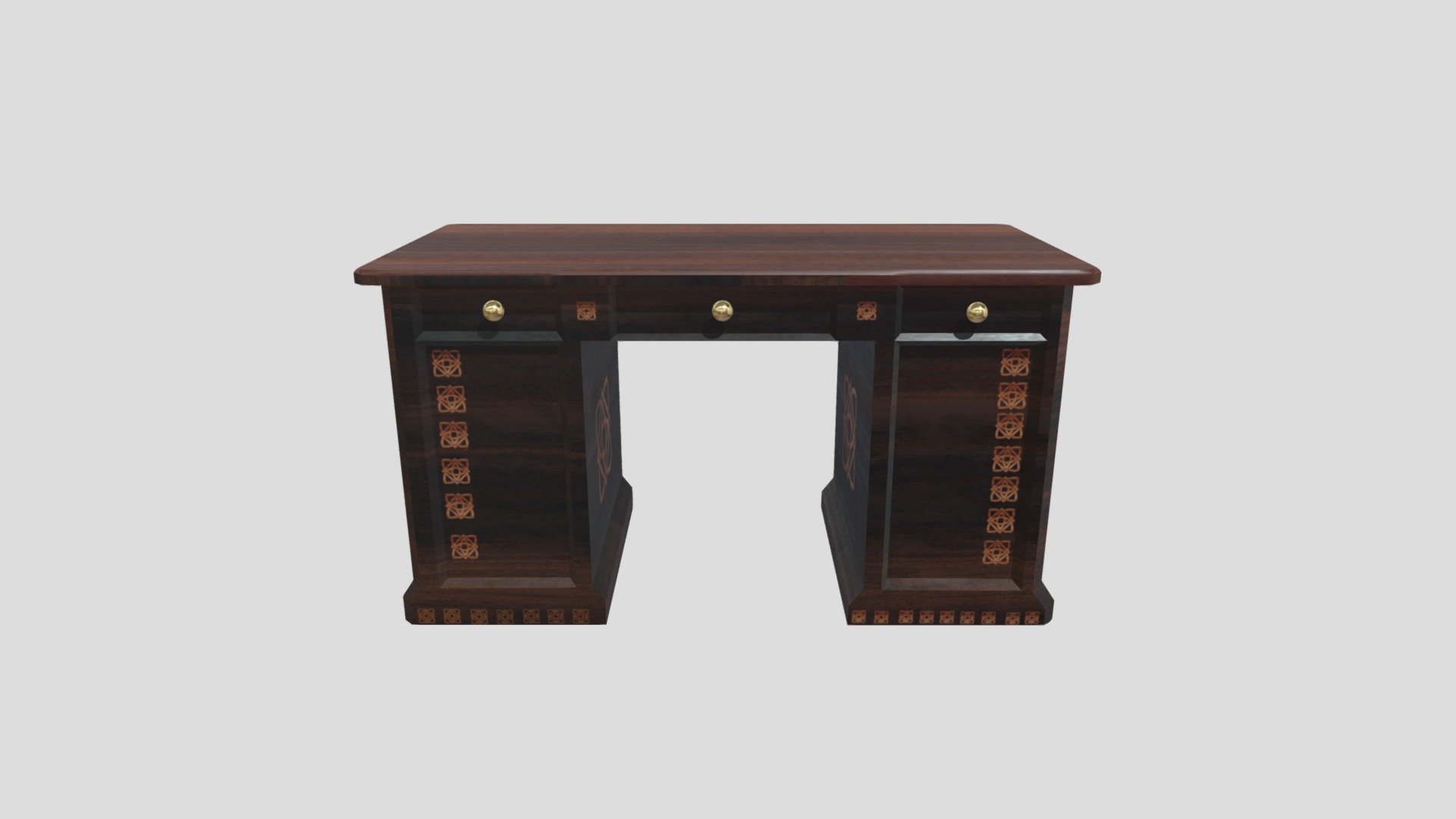 Desk_Model - 3D model by aralgaw [b4eea20] - Sketchfab