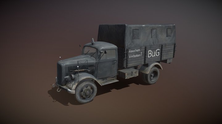 Opel-blitz 3D models - Sketchfab