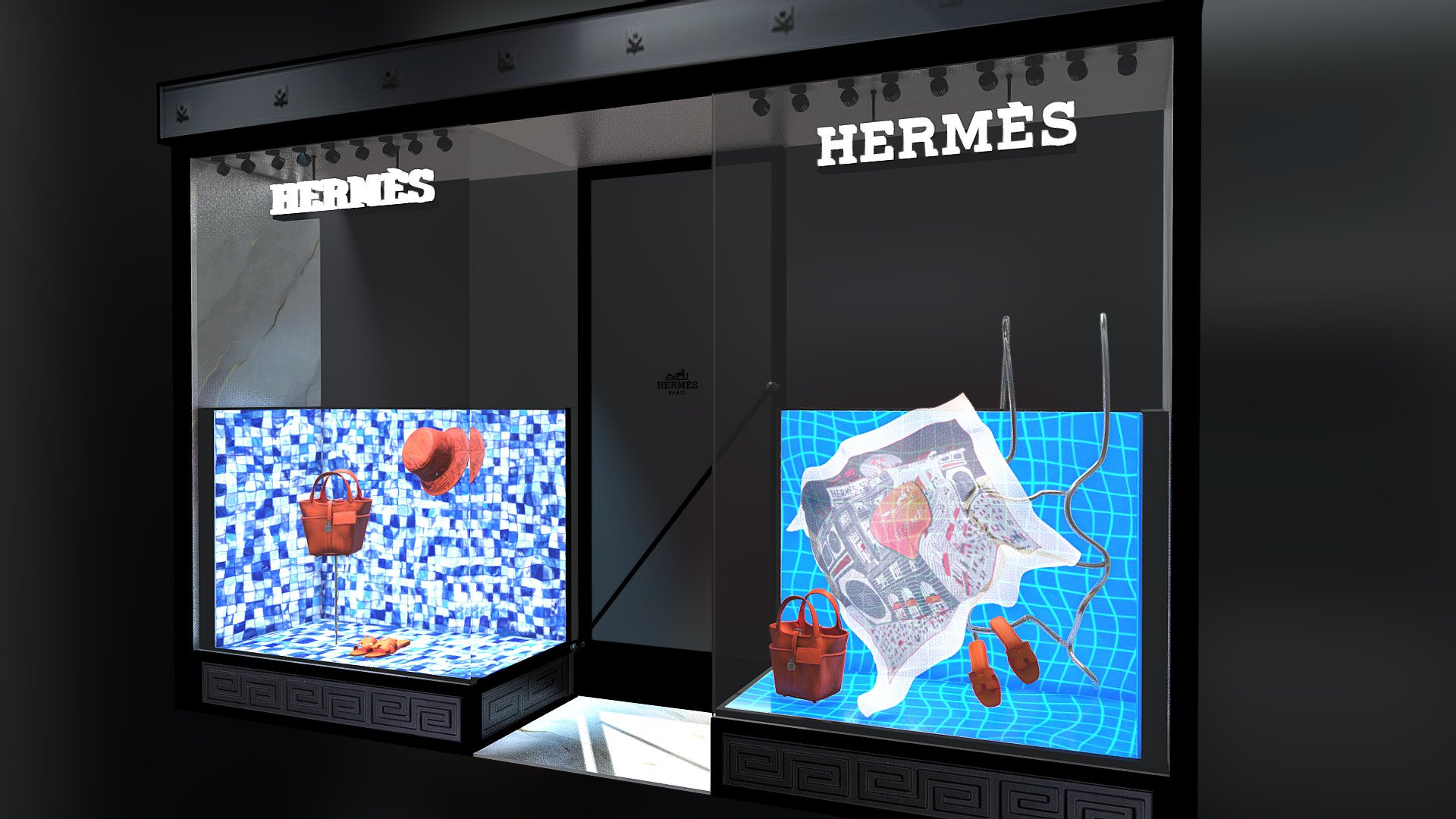 Metaretail: Pool window display - Download Free 3D model by vmmaniac ...