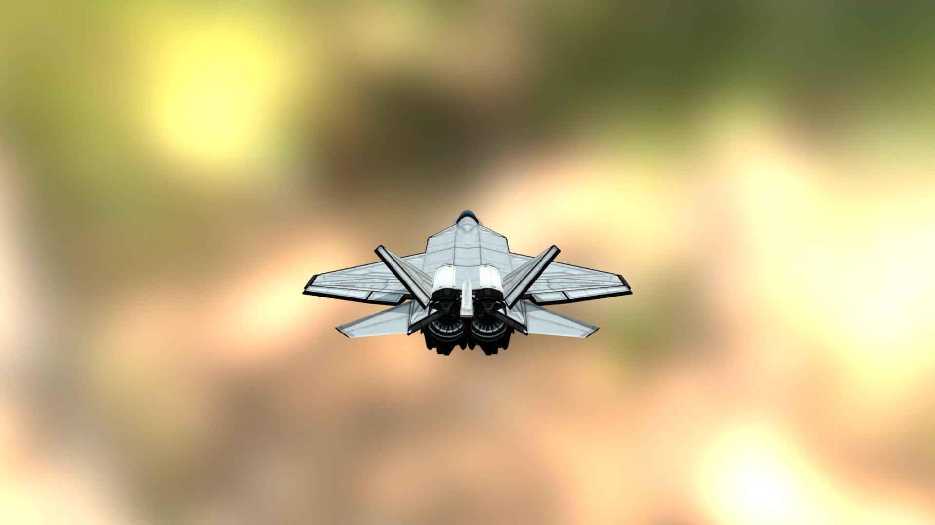[cb_co] F-22 Raptor Stealth MRK V Model - 3D model by clown_baby ...