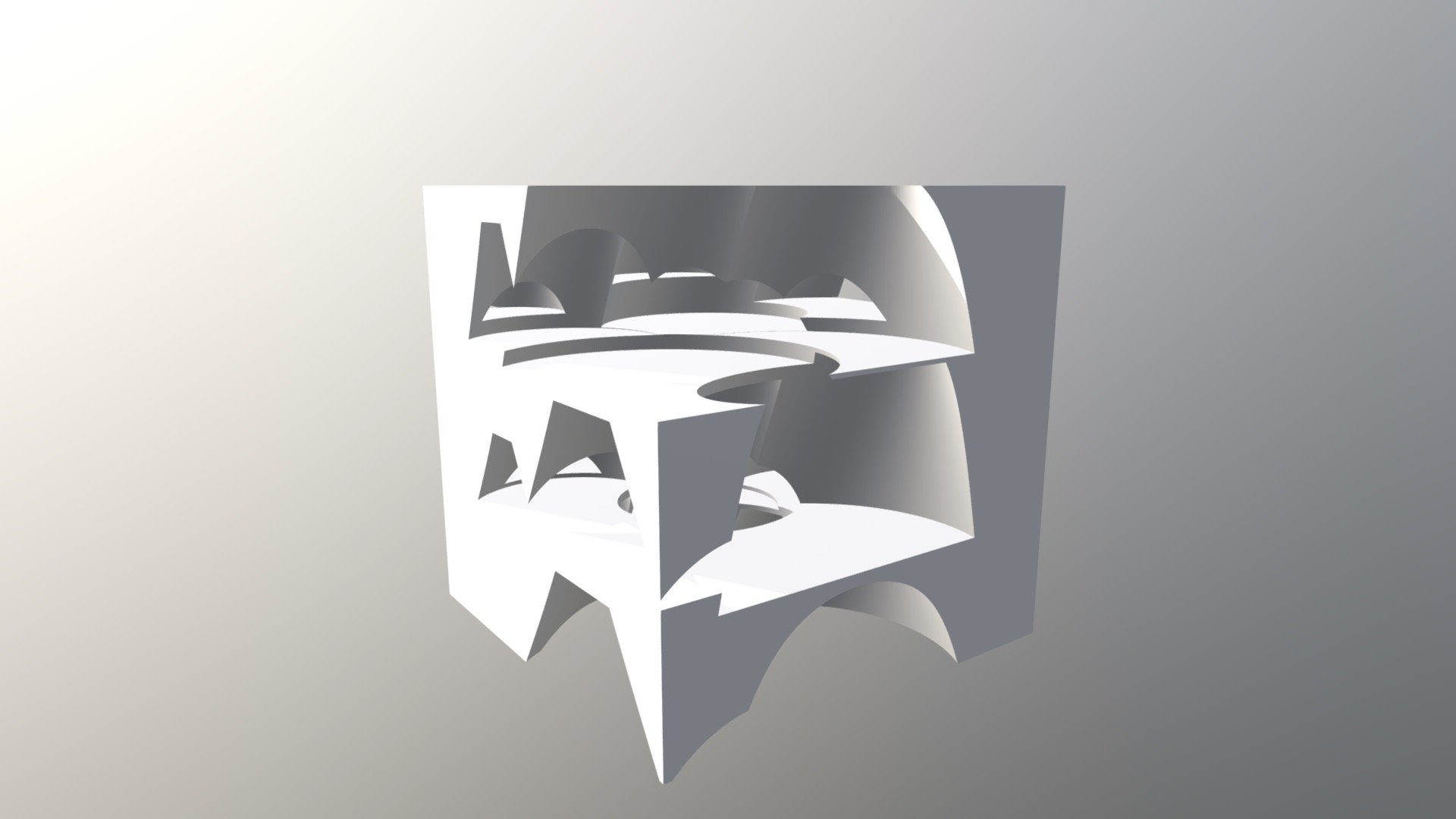 Solid and Voids - 3D model by YUCHUNW [b4f65b0] - Sketchfab