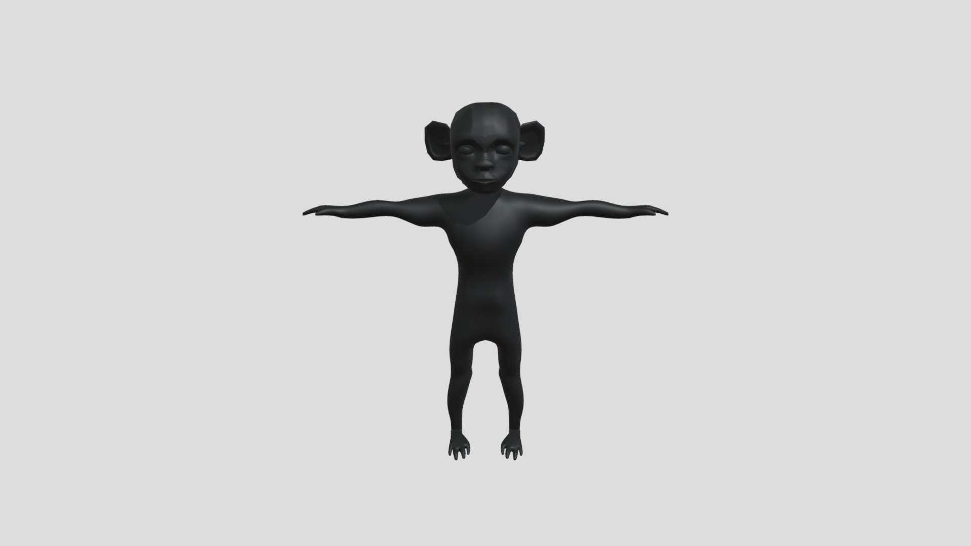 Monkey Model - Download Free 3D model by OSHU_ [b4f7f67] - Sketchfab