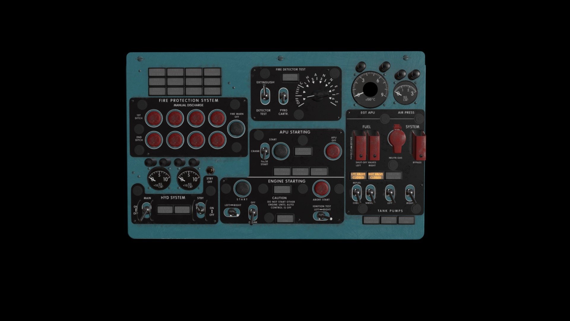 Mi-8MT Mi-17MT Central Overhead Board English - Buy Royalty Free 3D ...