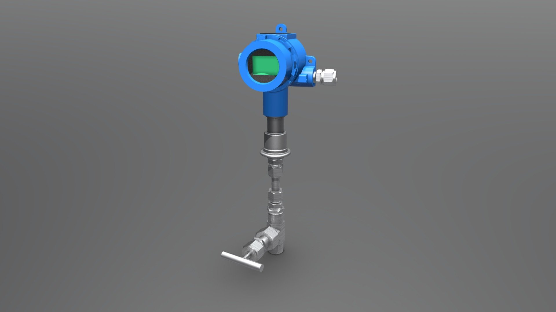 Temperature Transmitter - 3D model by logisequence [b4f8e59] - Sketchfab