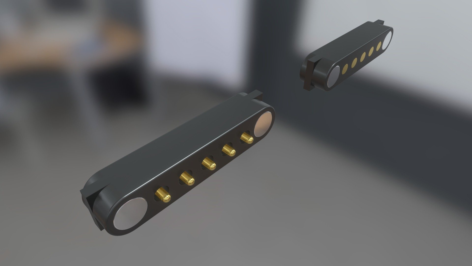 DIY Mag. Connector (5-Pin, Straight) - Download Free 3D model by ...