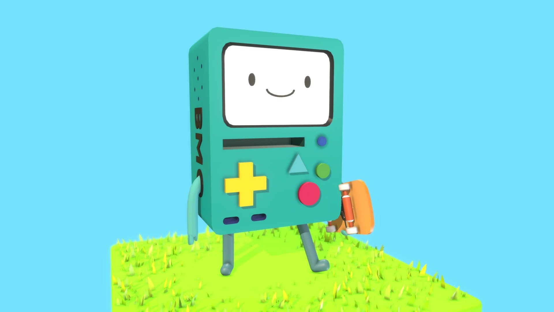 BMO - Download Free 3D model by goluboi_vorobei [b4fba08] - Sketchfab
