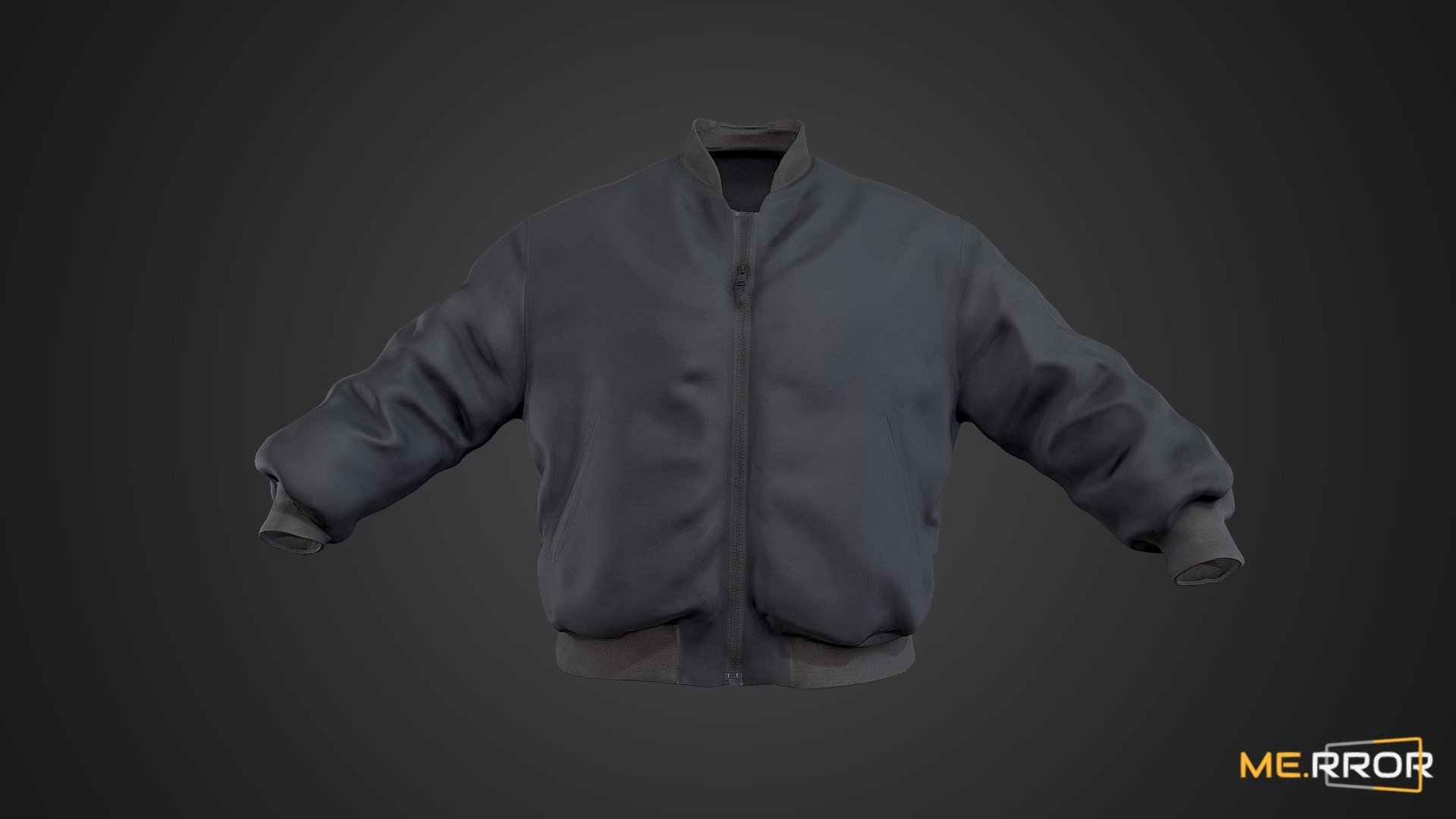 [Game-Ready] Black Short Jacket - Buy Royalty Free 3D model by ME.RROR ...