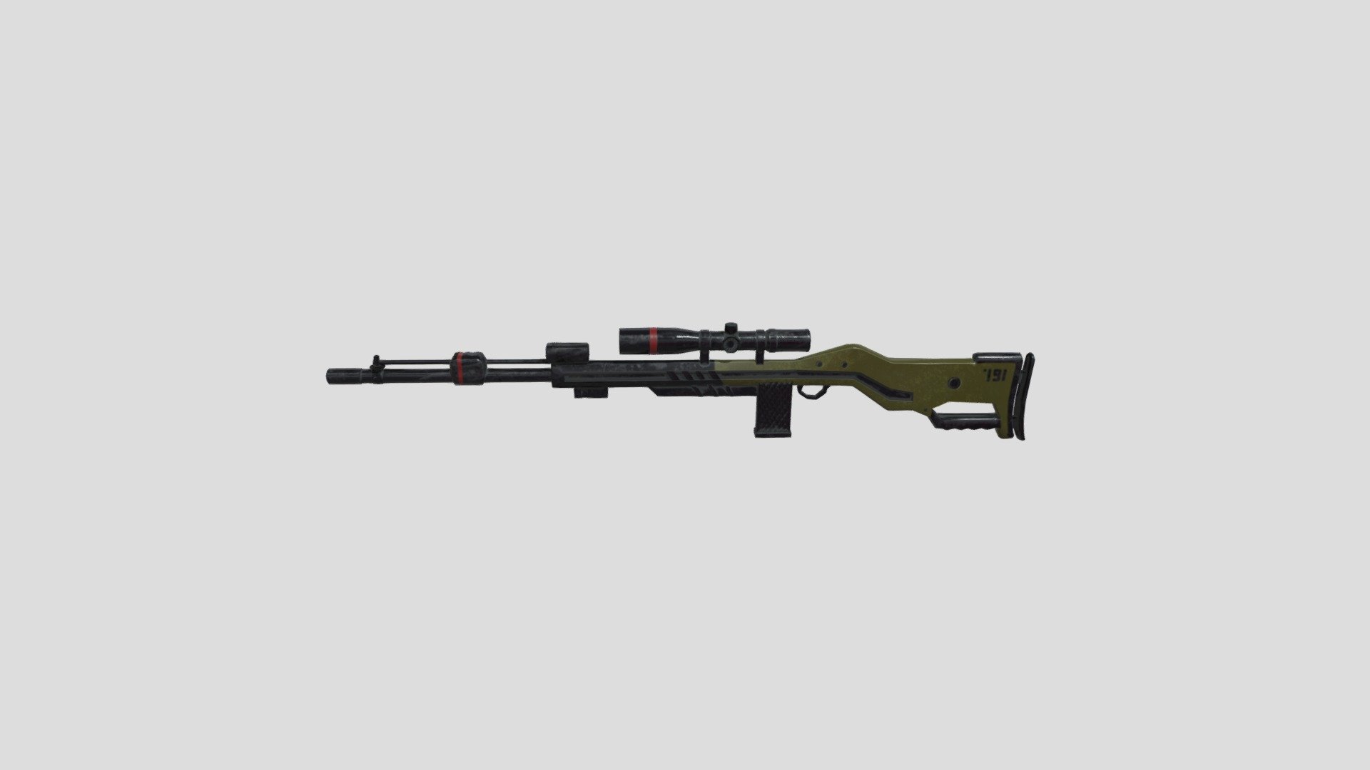 Army sniper gun - 3D model by Thanaphon Natasiri (@Thanaphon.Natasiri ...