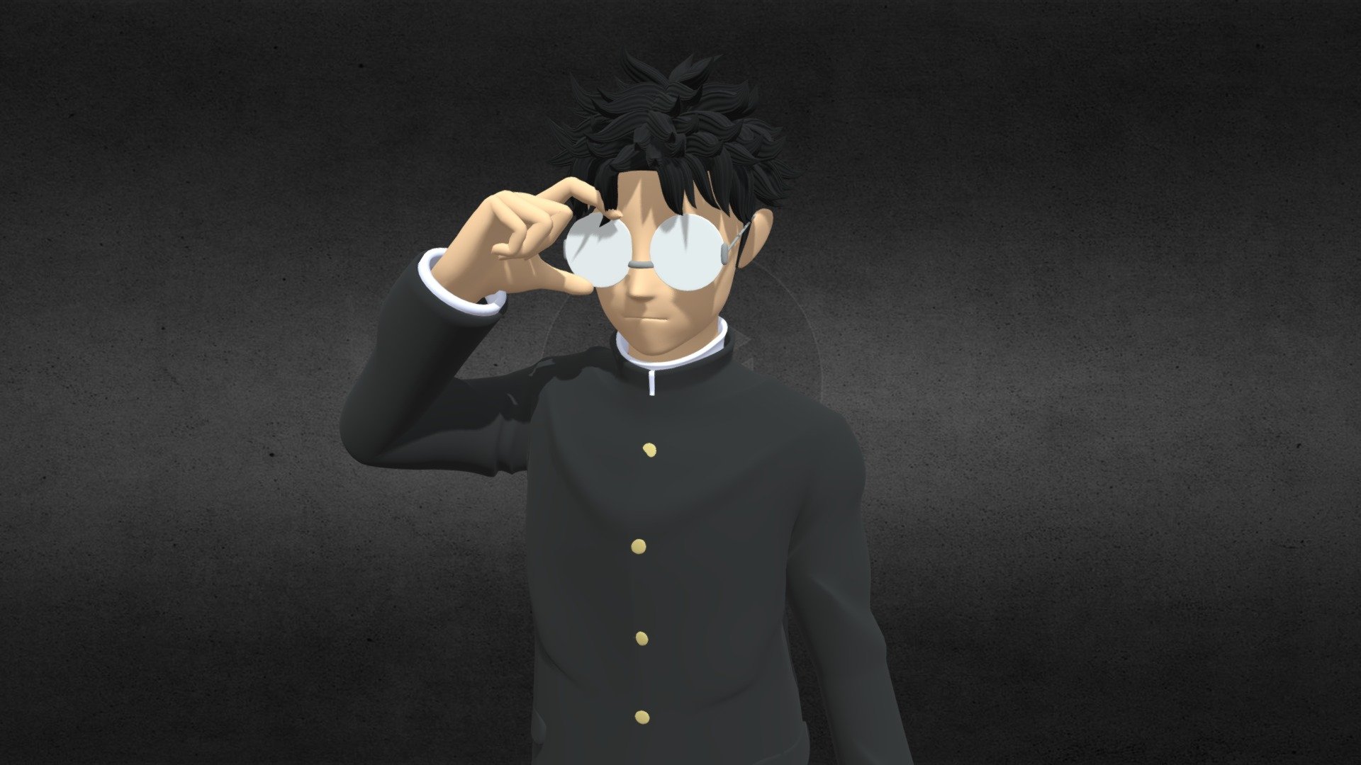 Okarun - Dandadan - 3D model by Summerforce (@sithtigun) [b4fc9e4 ...