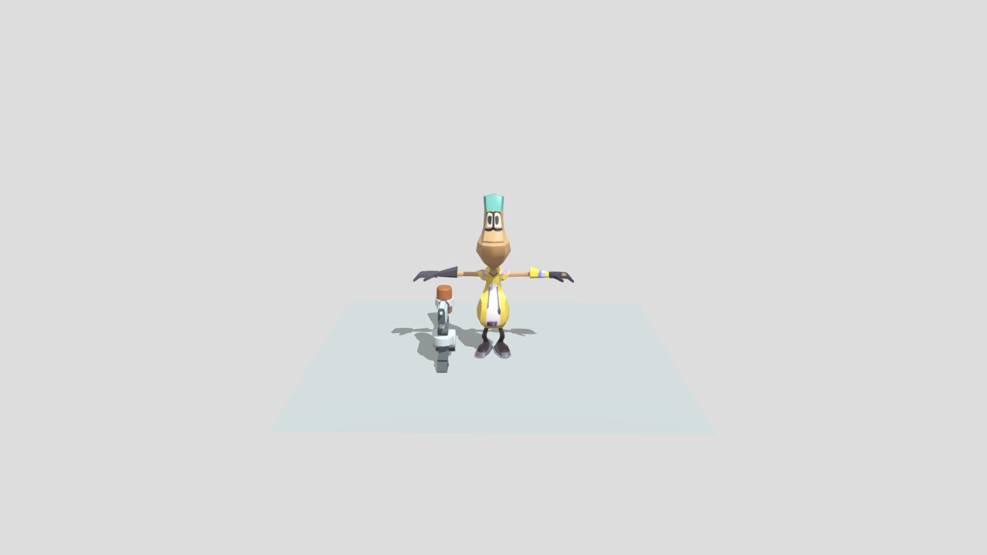Alien with Prop - 3D model by ImJo3e [b4fcddc] - Sketchfab