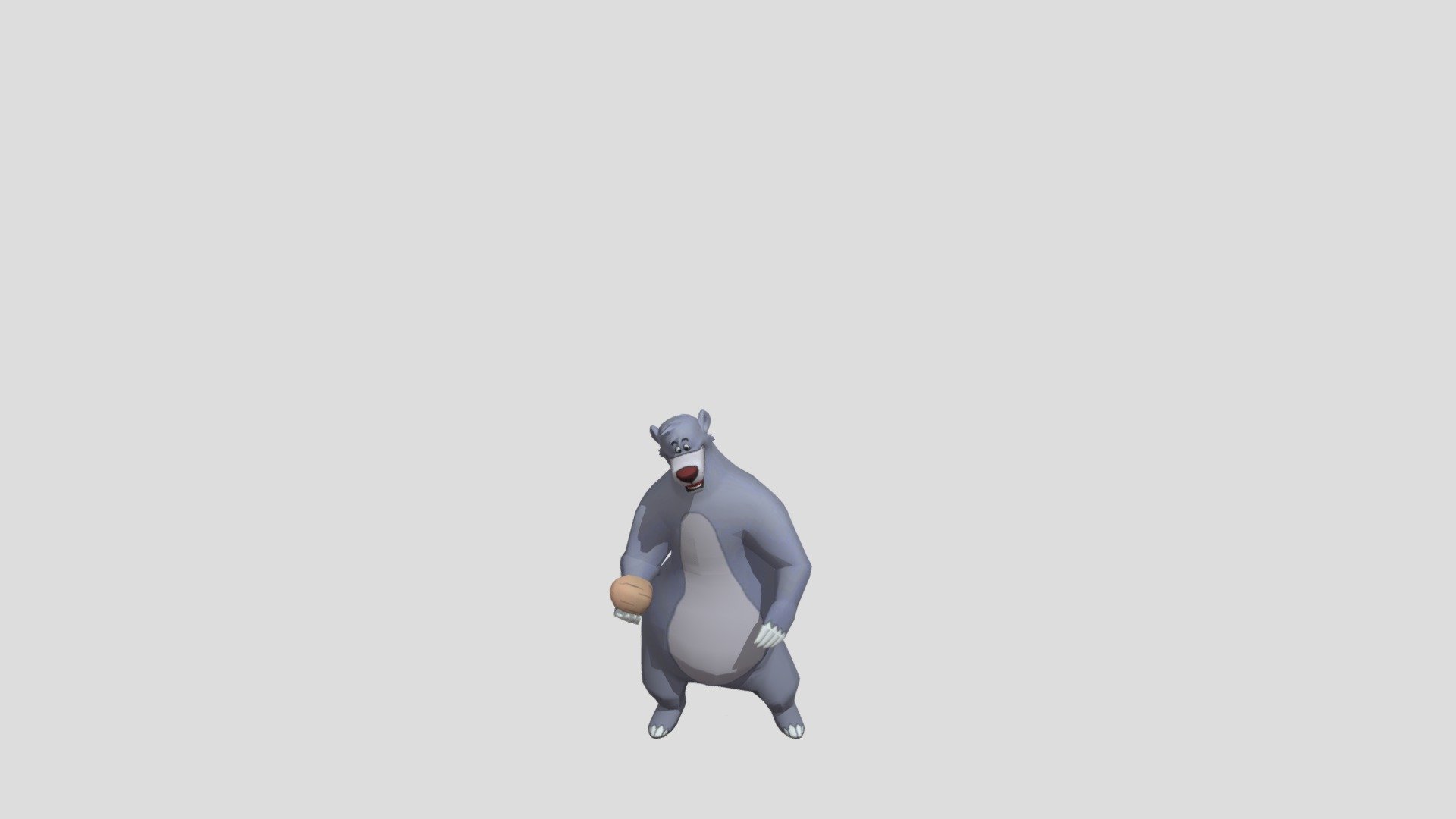 U Baloo - Download Free 3D model by badanon1 [b4ffa40] - Sketchfab