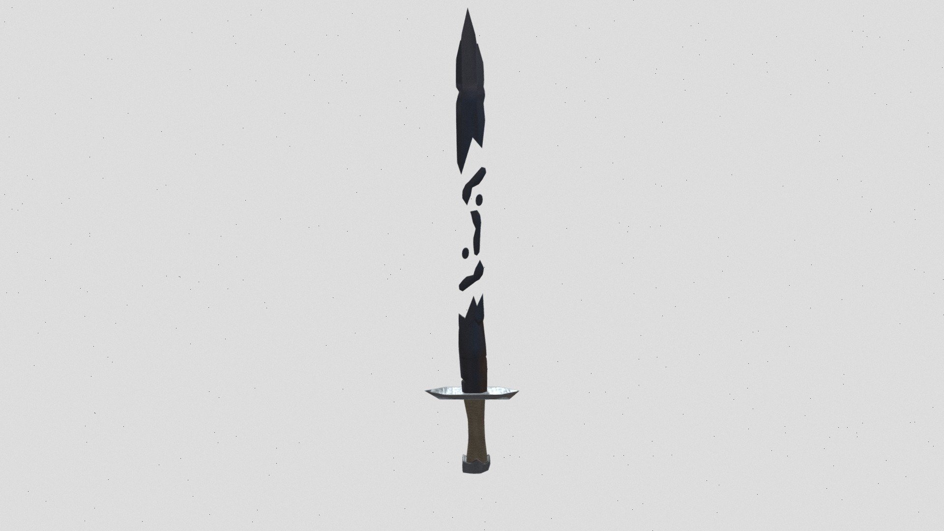 Broken Sword - 3D model by MxFloof [b4ffb51] - Sketchfab